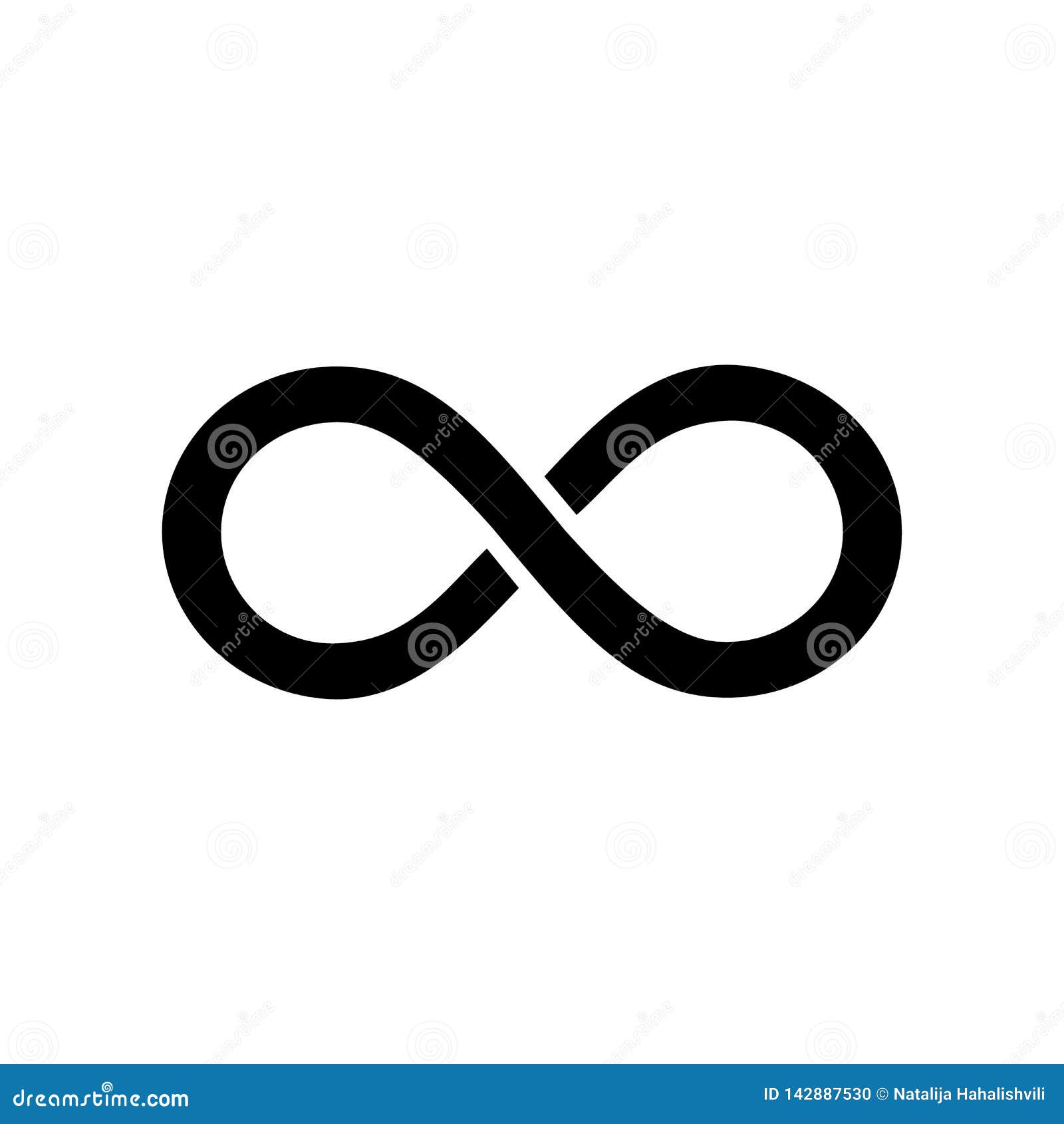 Infinity Icon Logo. Unlimited Vector Illustration, Limitless Symbol ...