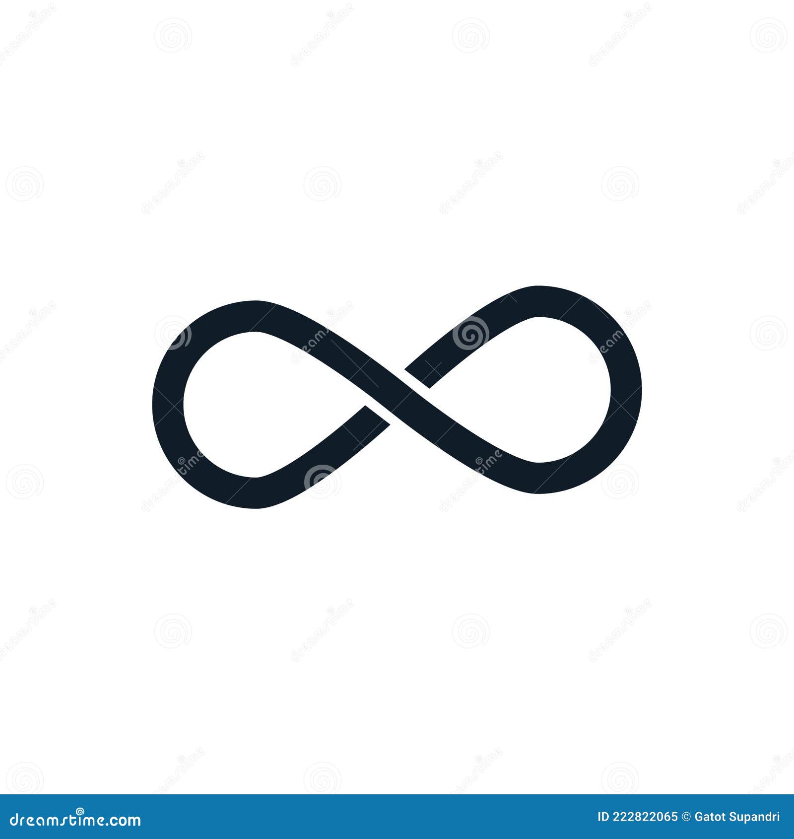 Infinity Icon Vector Logo Design Template Stock Vector - Illustration ...