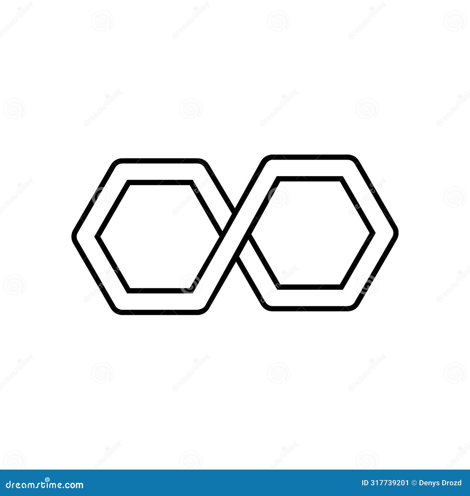 Infinity Icon Vector. Mobius Loop Shape Illustration Sign. Unlimited ...