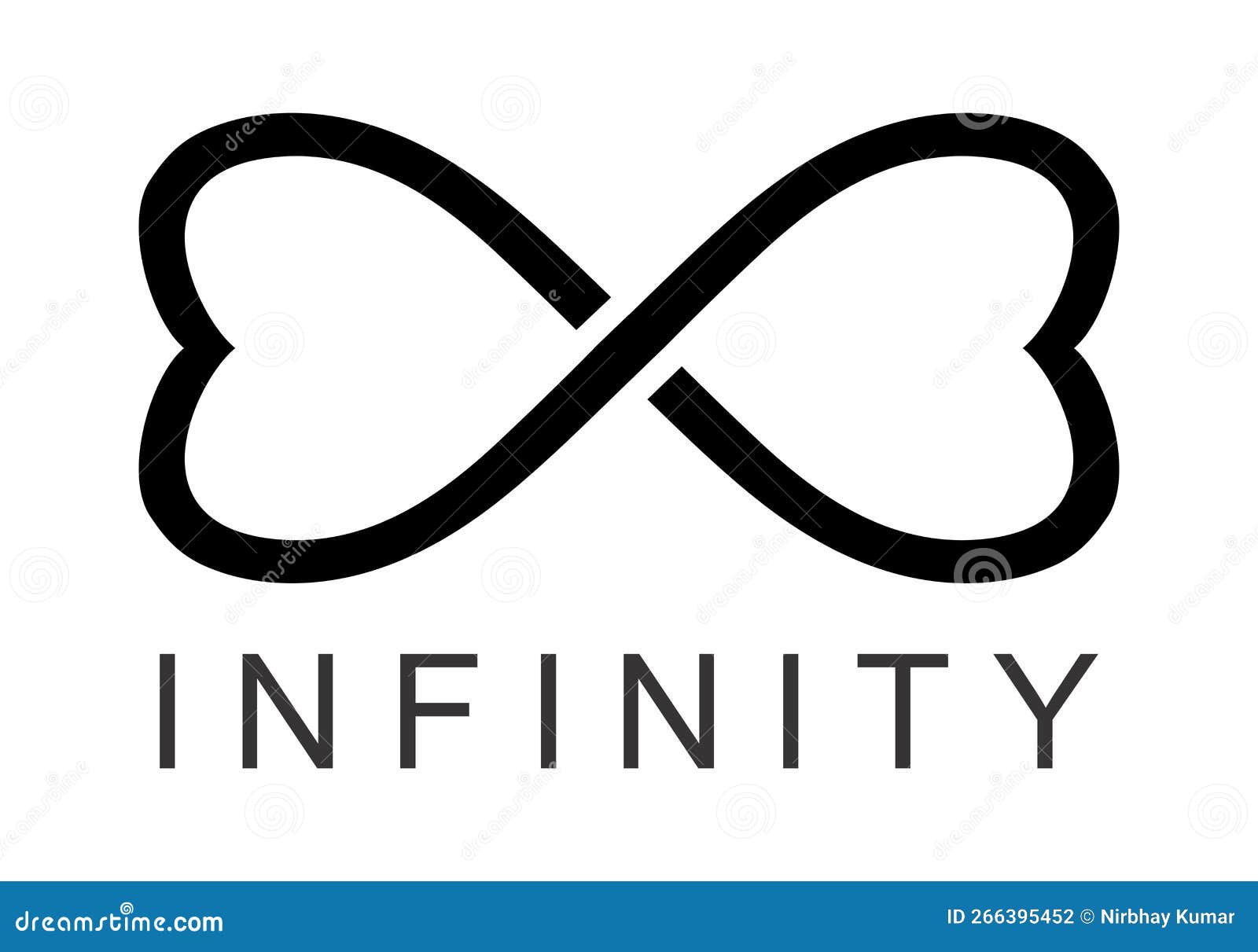 Infinity Icon on White. Vector Stock Vector - Illustration of symbol ...