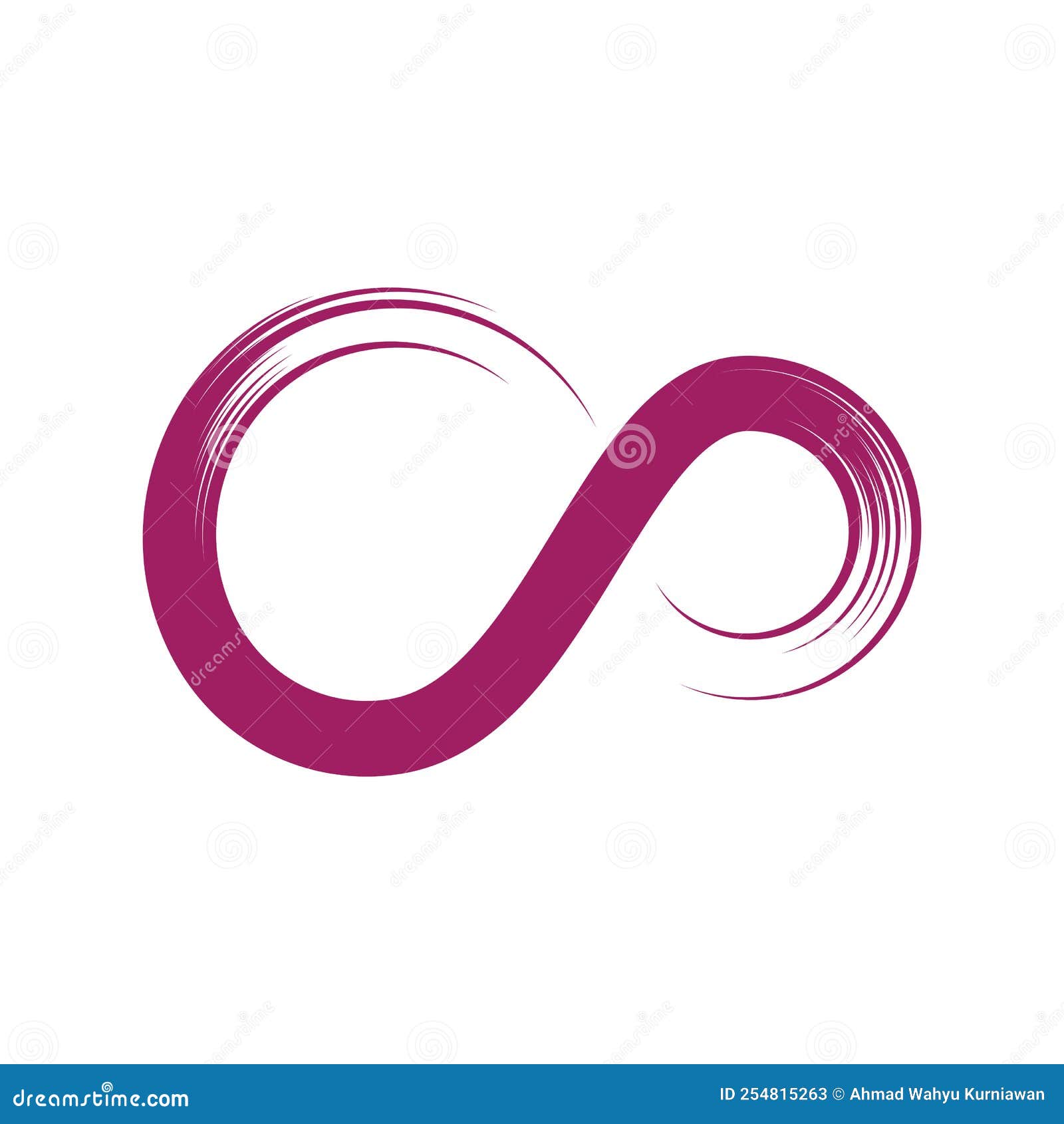 Infinity Illustration Logo Template Stock Vector - Illustration of ...