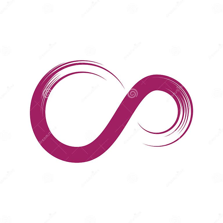 Infinity Illustration Logo Template Stock Vector - Illustration of ...