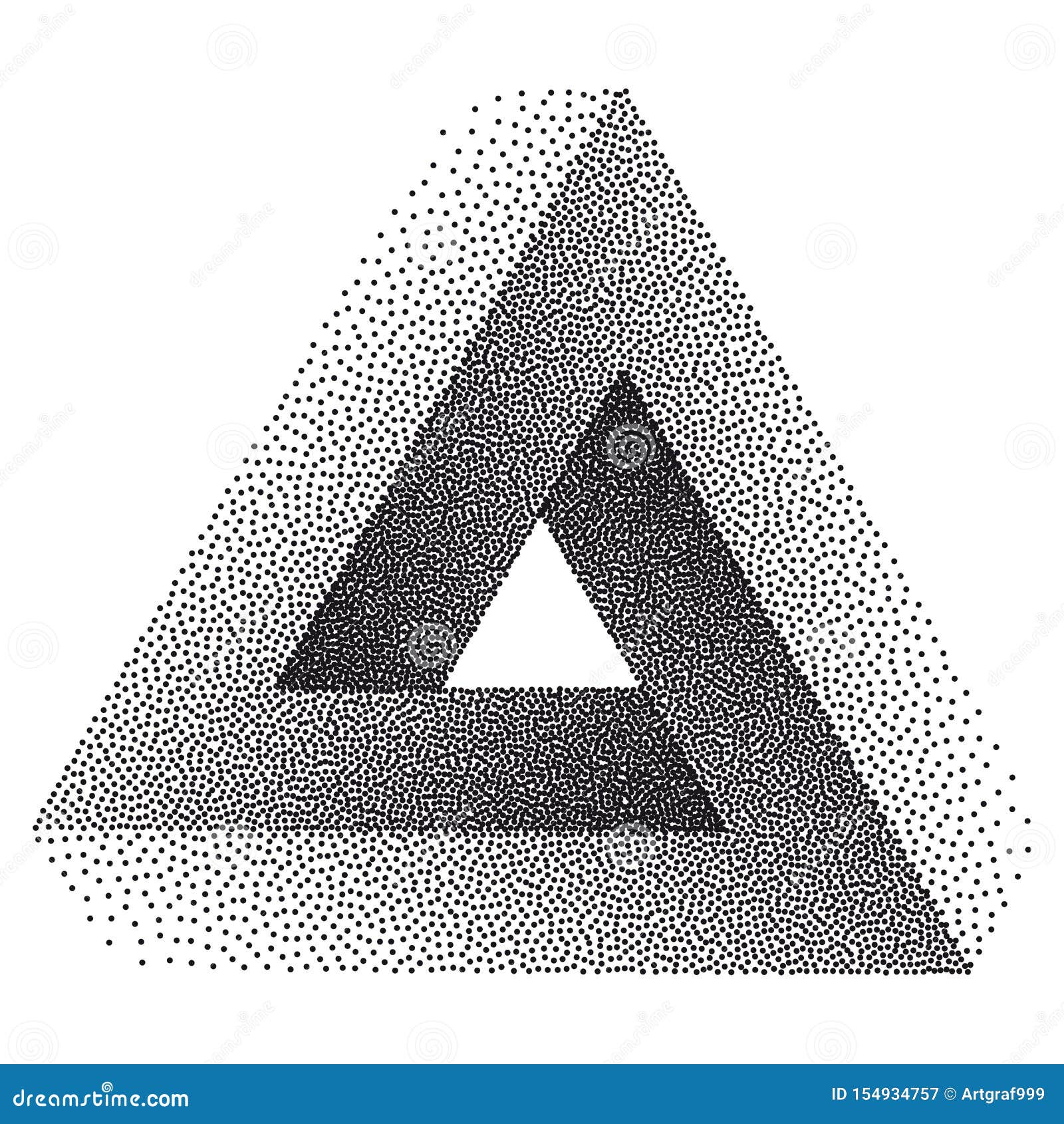 Infinity or Impossible Triangle. Penrose Triangle with Black Dots ... Infinity or Impossible Triangle. Penrose Triangle with Black Dots ...