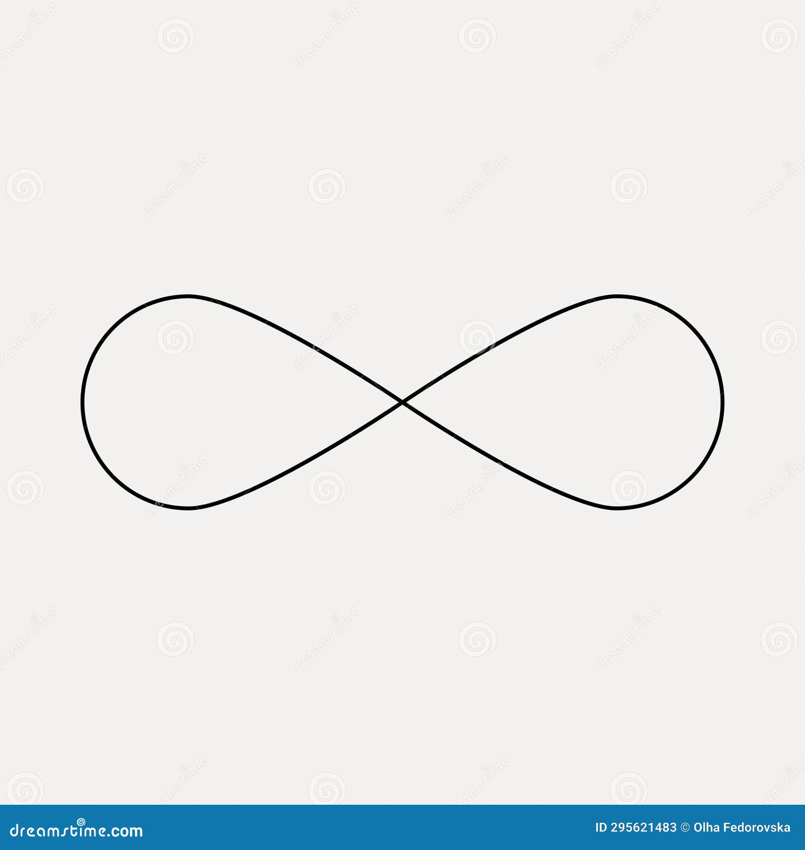 Infinity, Infinity Symbol. Abstract Minimalistic Clean and Simple ...