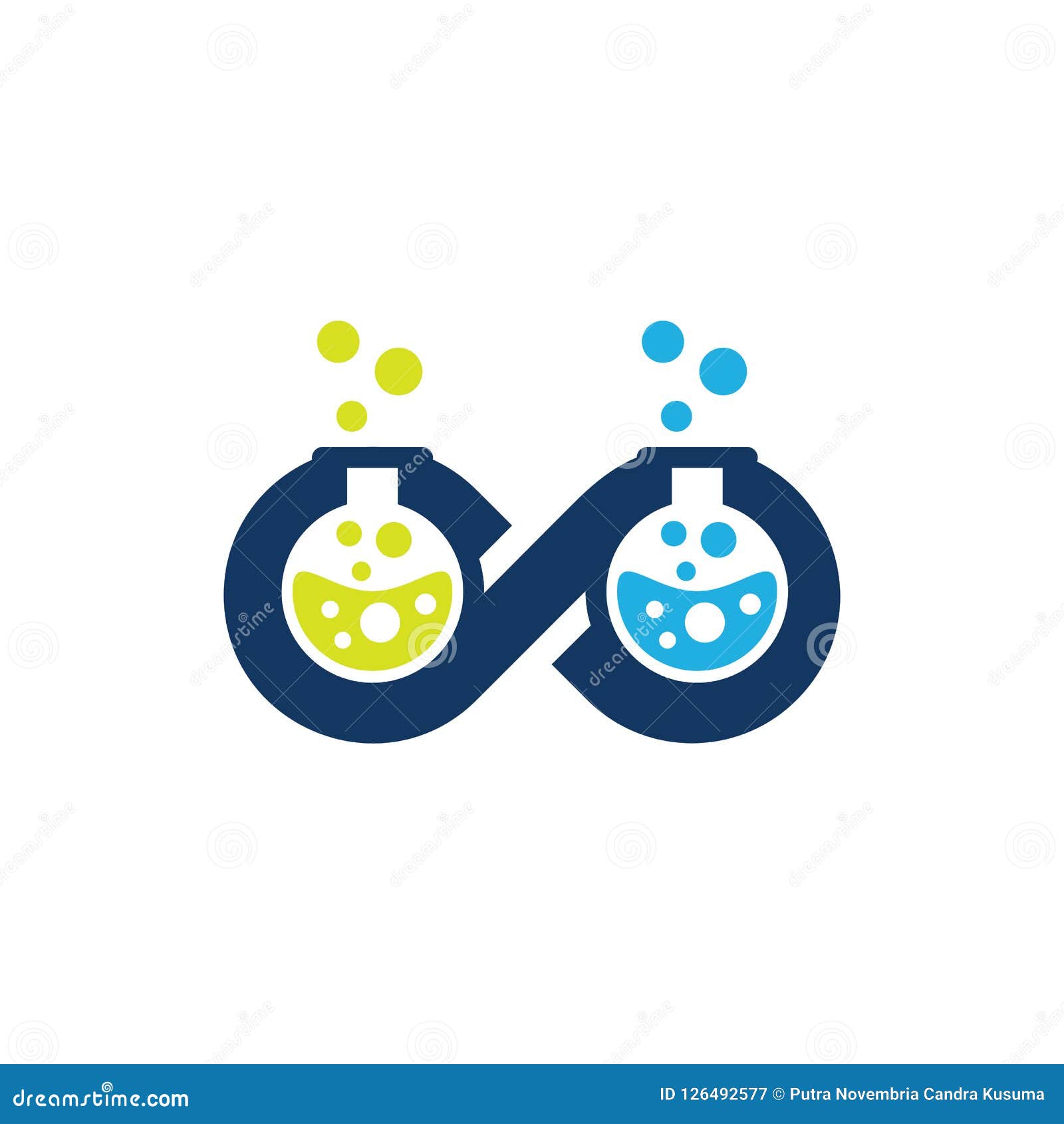 Infinity Lab Logo Icon Design Stock Vector - Illustration of endelss ...