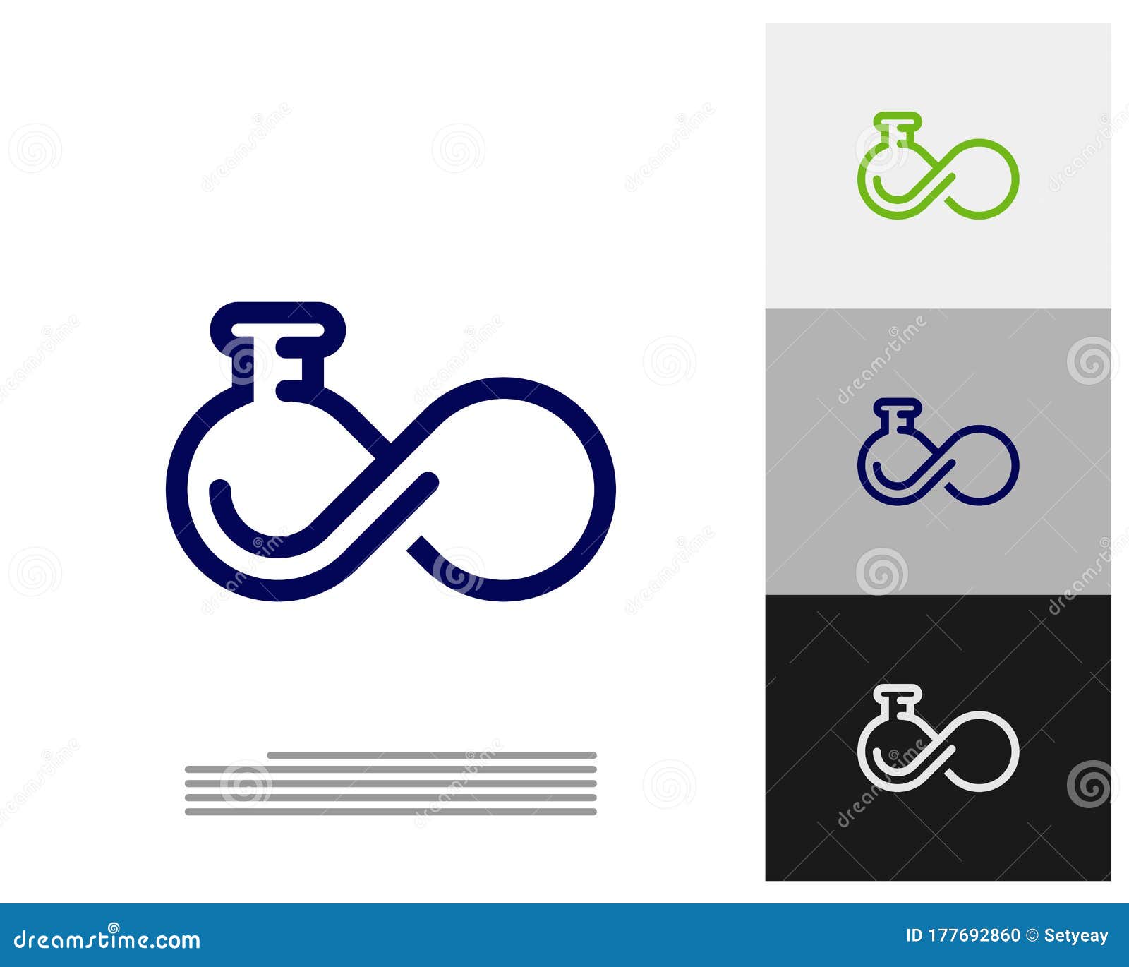 Infinity Labs Logo Vector Template, Creative Infinity Logo Design ...