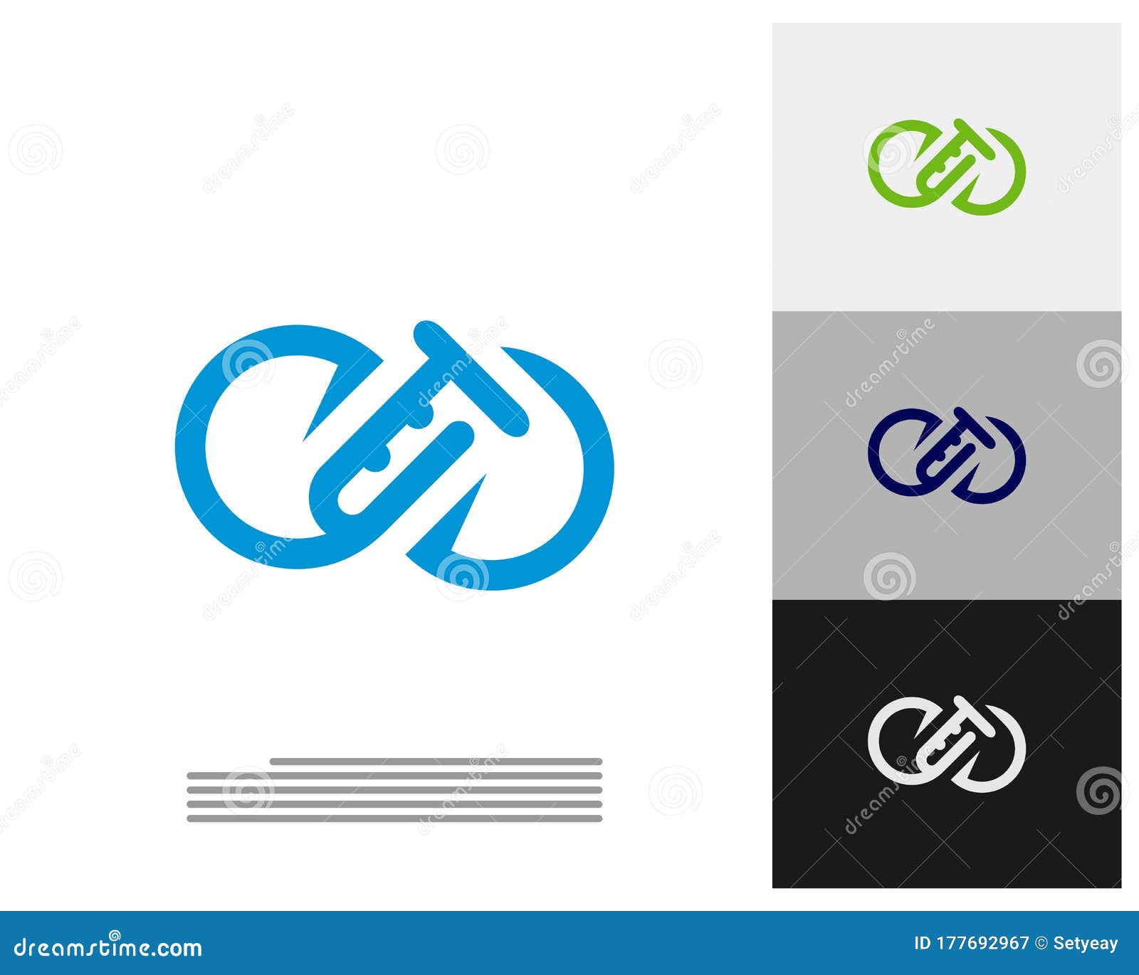 Infinity Labs Logo Vector Template, Creative Infinity Logo Design ...