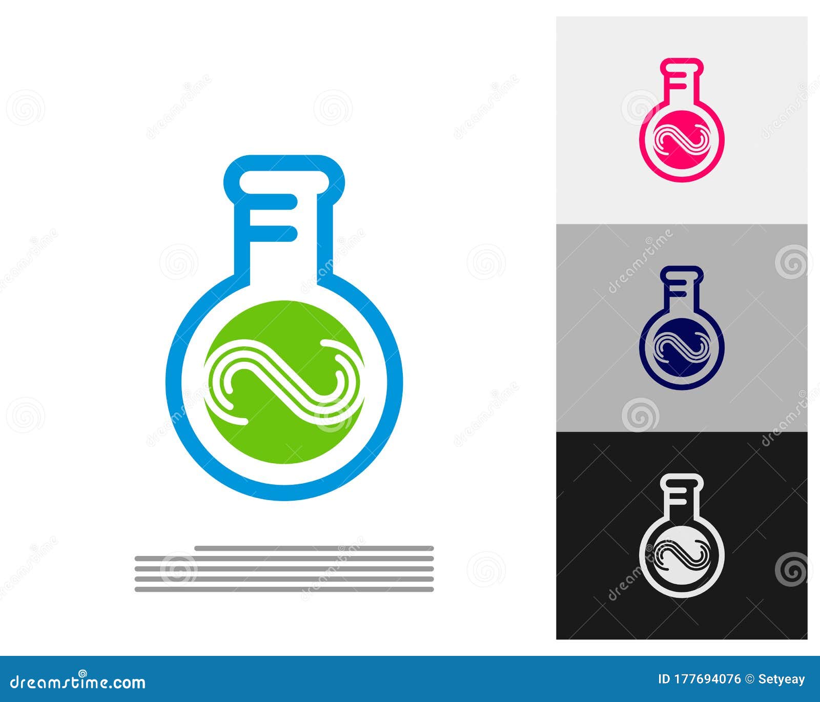 Infinity Labs Logo Vector Template, Creative Infinity Logo Design ...