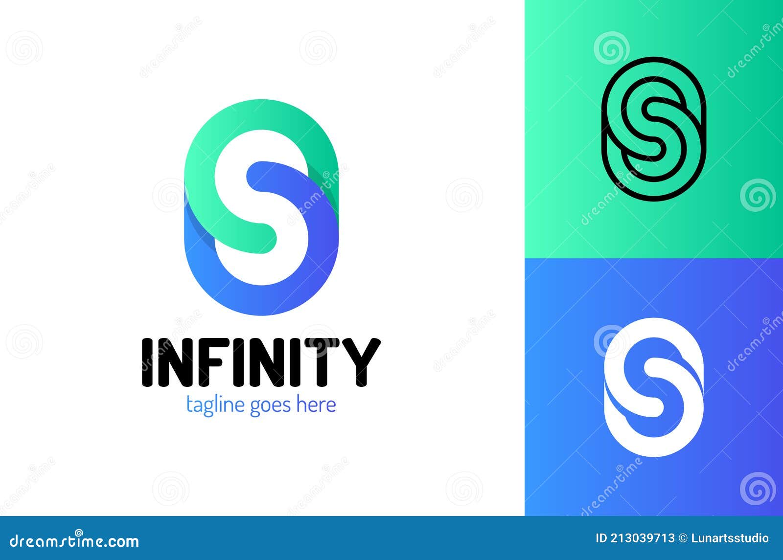 Infinity Letter F Logo Vector Black Color | CartoonDealer.com #169123907