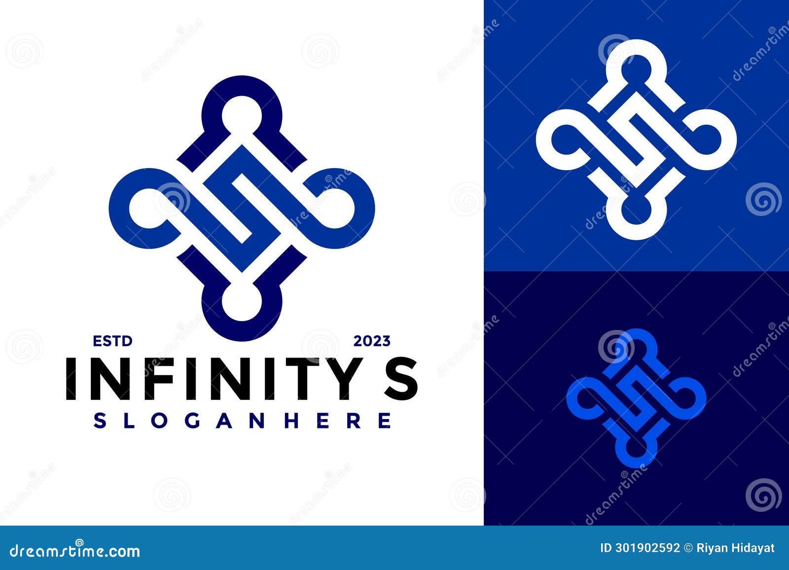 Infinity Letter S Logo Design Vector Symbol Icon Illustration Stock ...