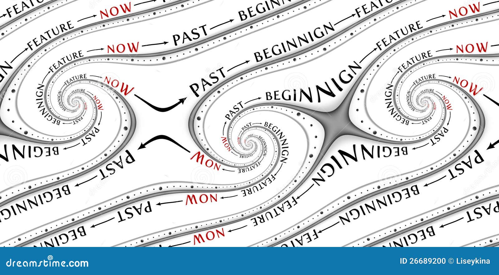 Infinity life. stock illustration. Illustration of future - 26689200