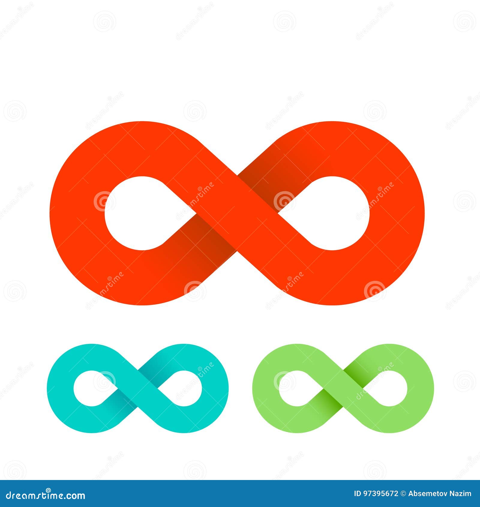 Infinity Limitless Loop Sign, Logo, Vector Illustration Stock Vector ...