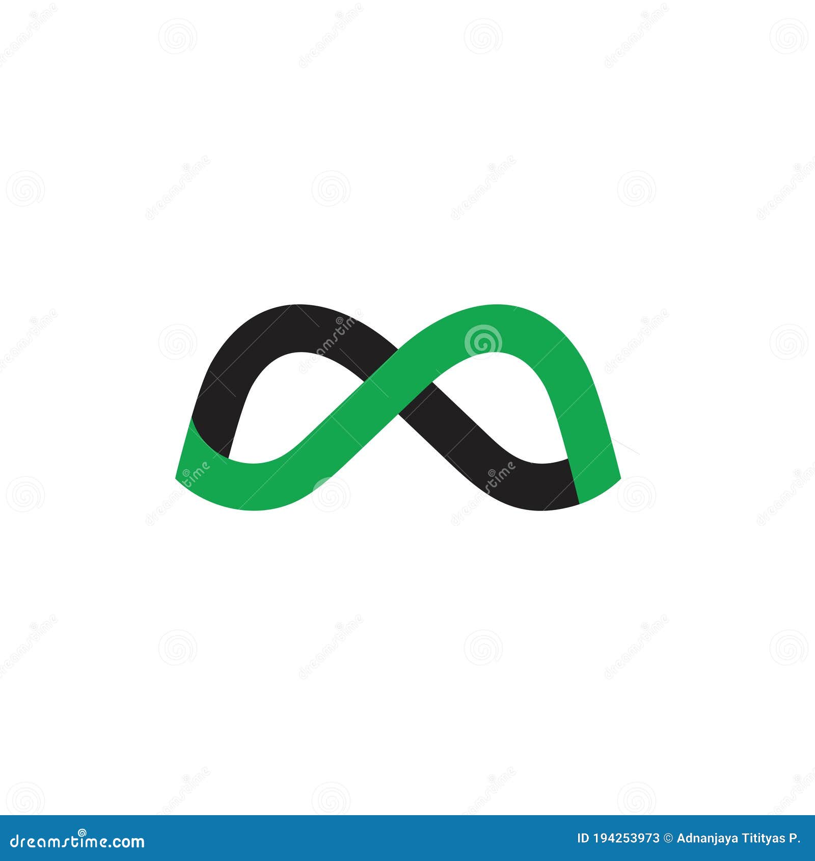 Infinity Line Curves Logo Vector Stock Vector - Illustration of ...