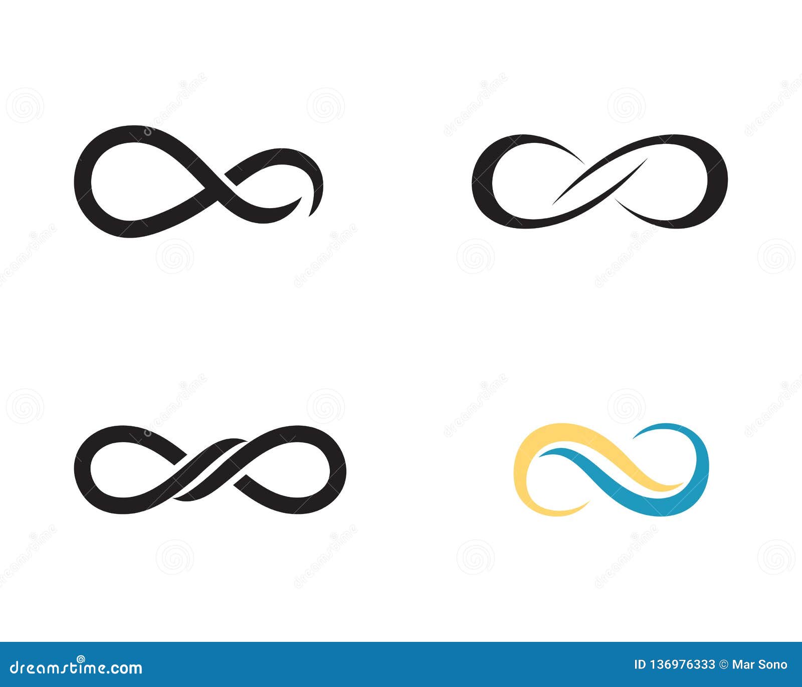 Infinity Logo and Symbol Template Icons Vector Stock Vector ...