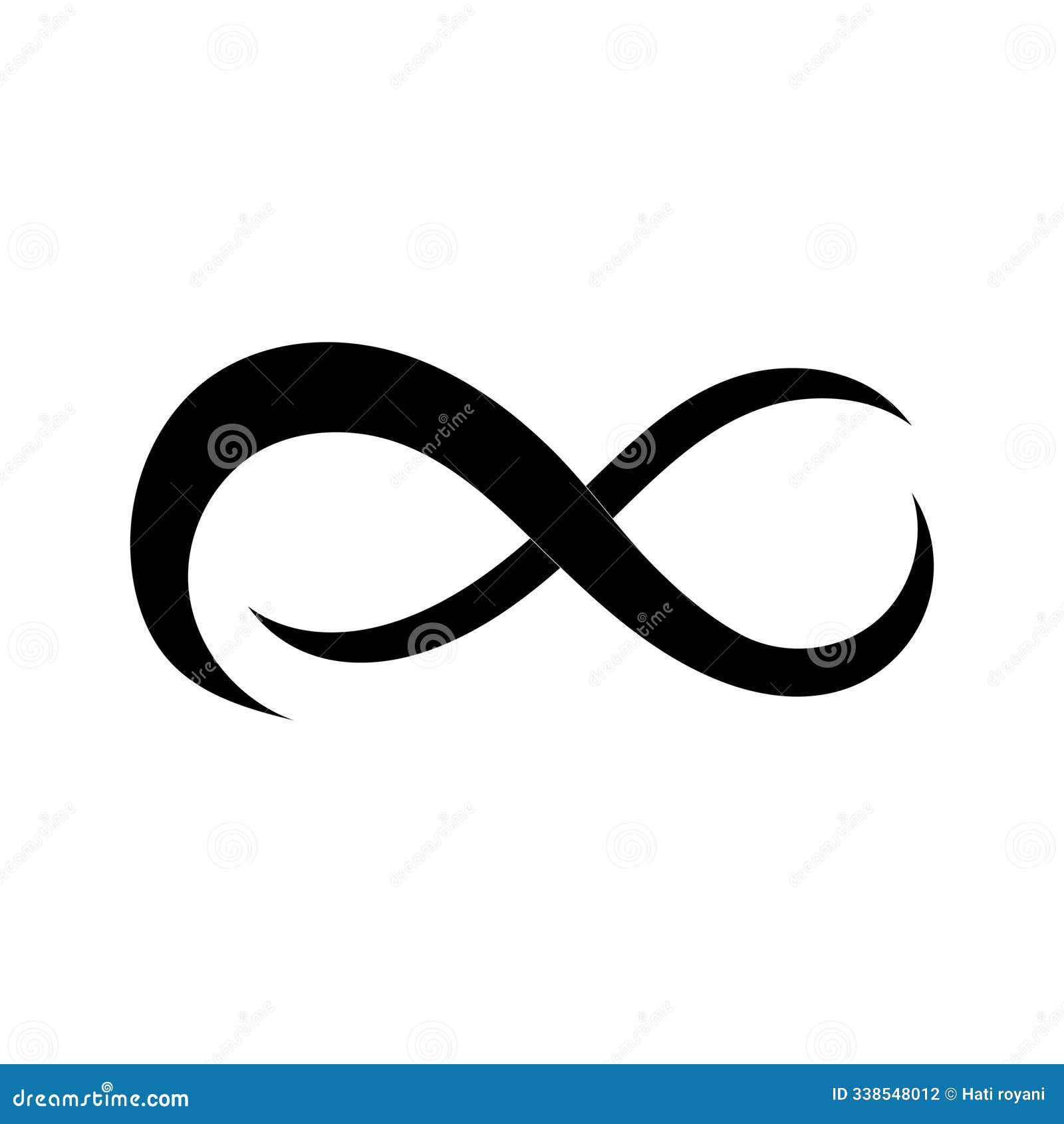 Infinity line loop logo stock vector. Illustration of curve - 338548012