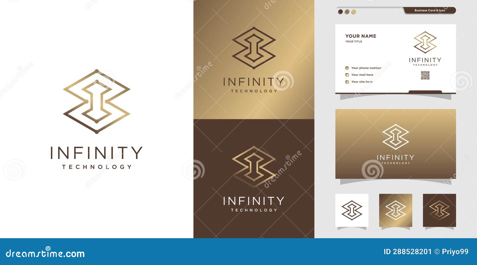 Infinity Logo Design Vector with Modern Creative Style Stock Vector ...