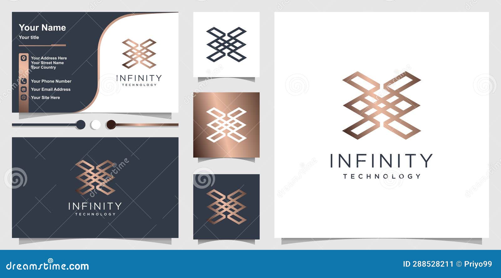 Infinity Logo Design Vector with Modern Creative Style Stock Vector ...