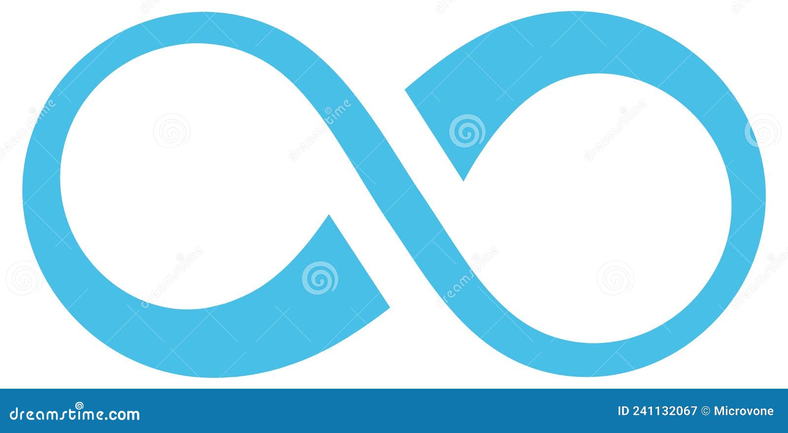 Infinity Logo. Endless Cycle of Motion Stock Vector - Illustration of ...