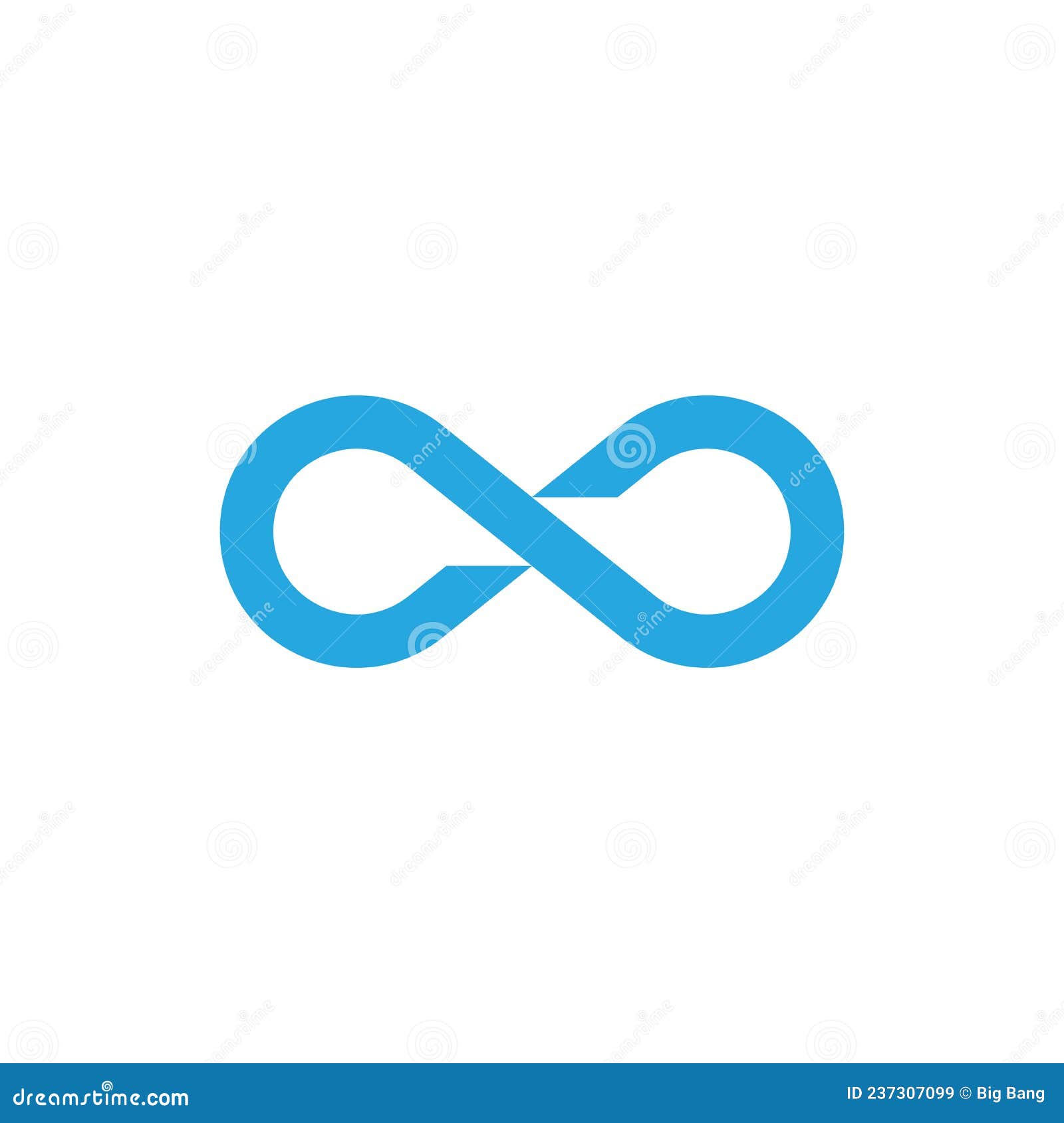 Infinity Logo Icon Vector Template Stock Vector - Illustration of ...