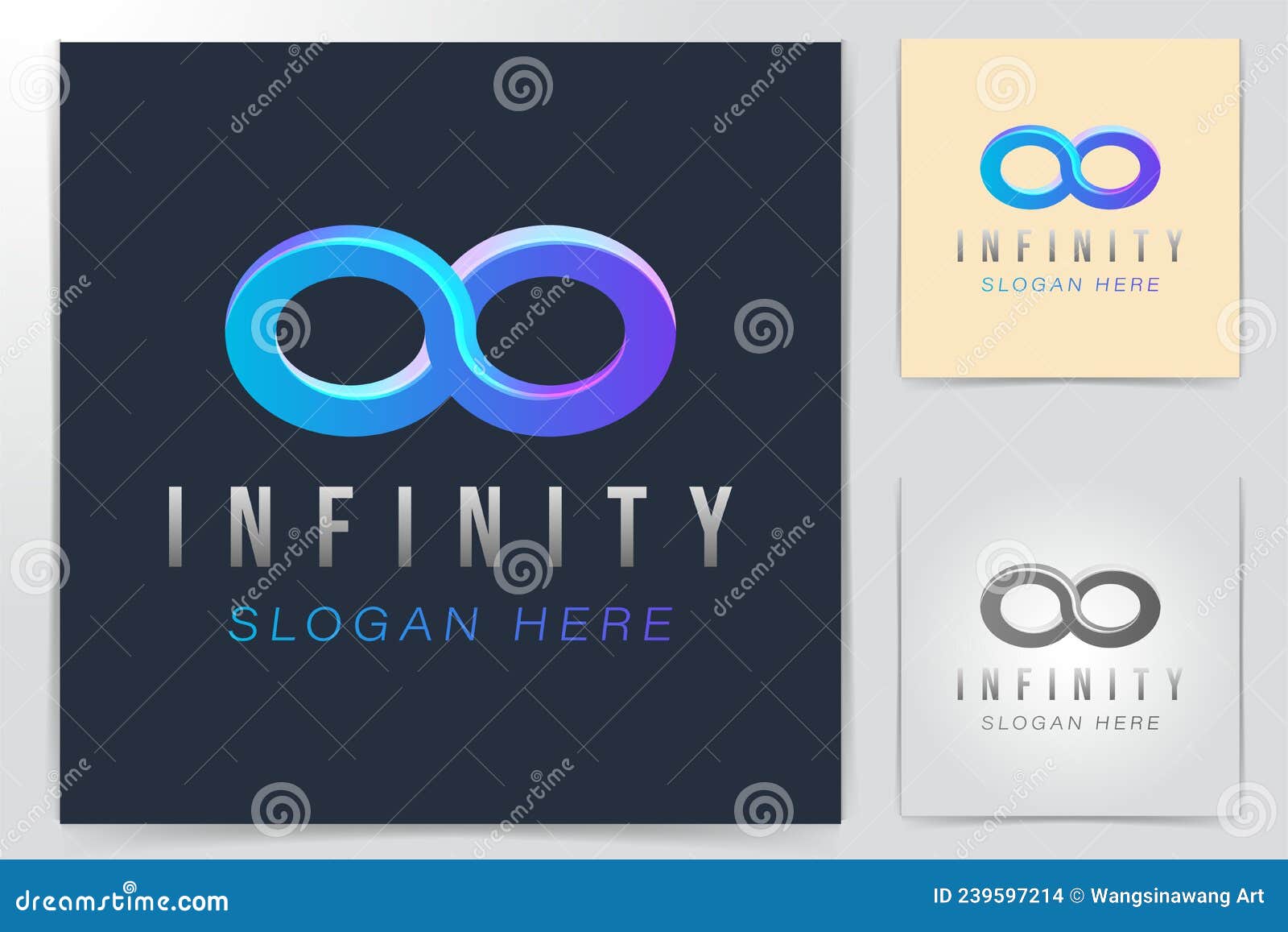 Infinity Logo Ideas.. Inspiration Logo Design Stock Illustration ...