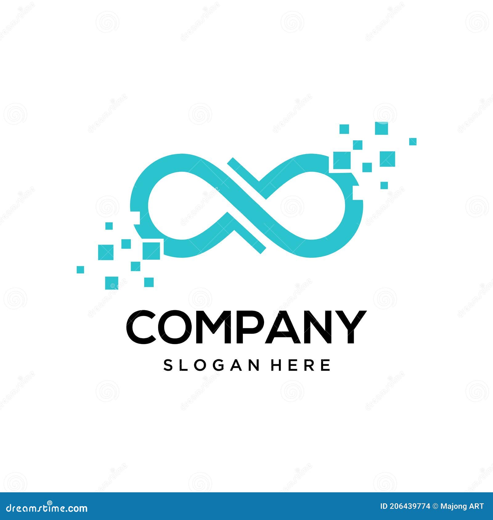 Infinity Logo, Infinite Pixel Icon, Infinity Logo - Infinite Digital ...