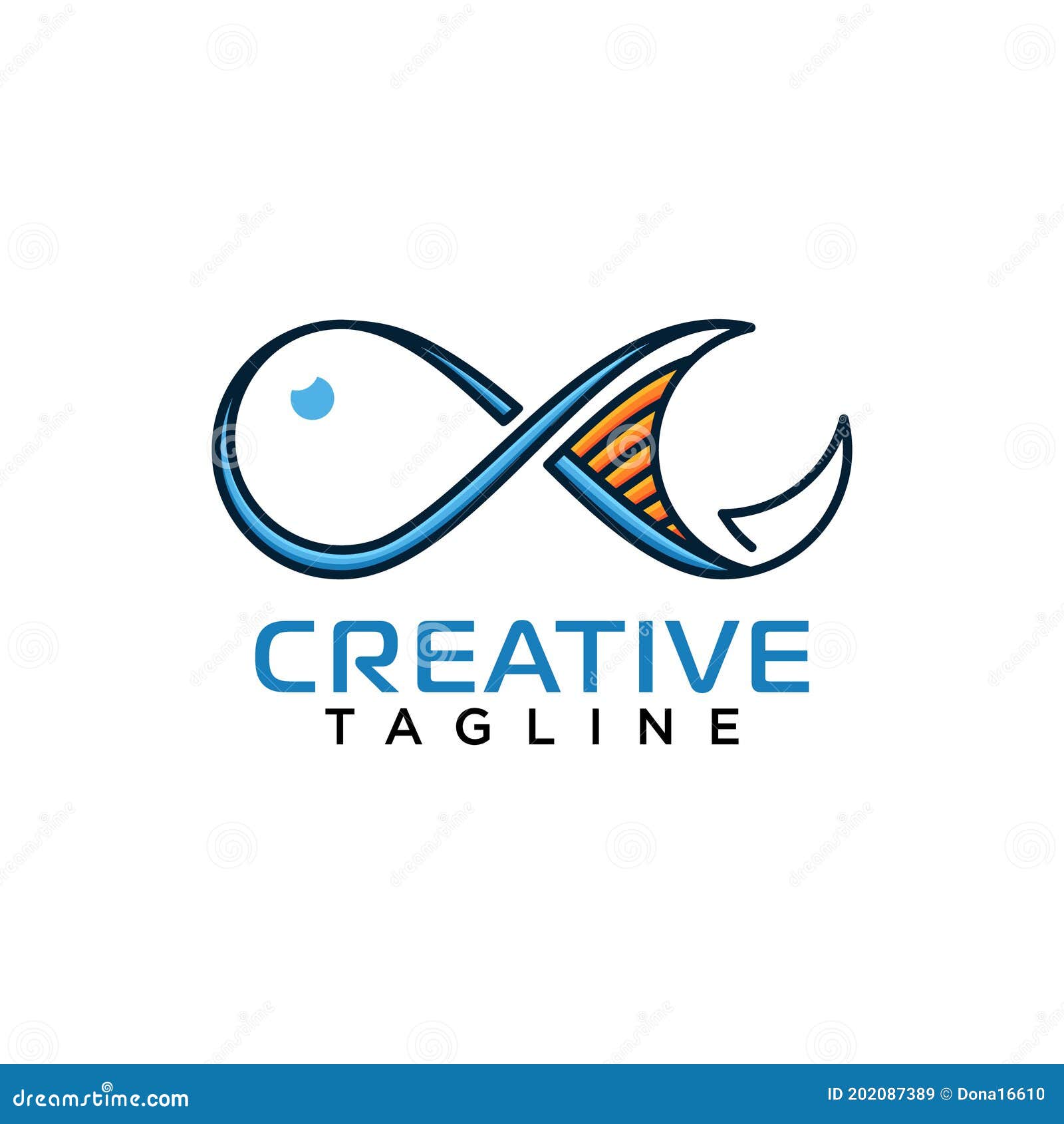 Infinity logo stock vector. Illustration of connectivity - 202087389