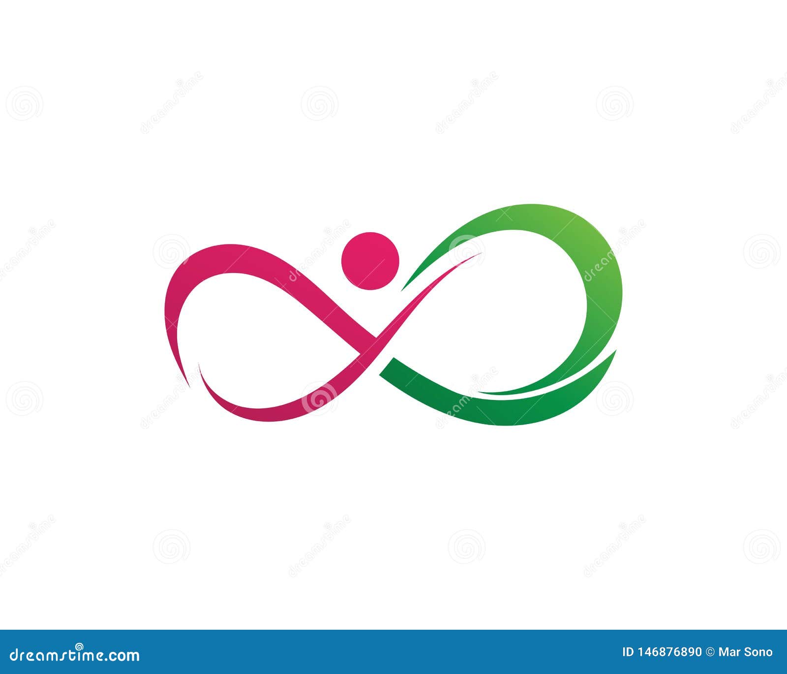 Infinity Logo People Community Design Vector Stock Vector ...