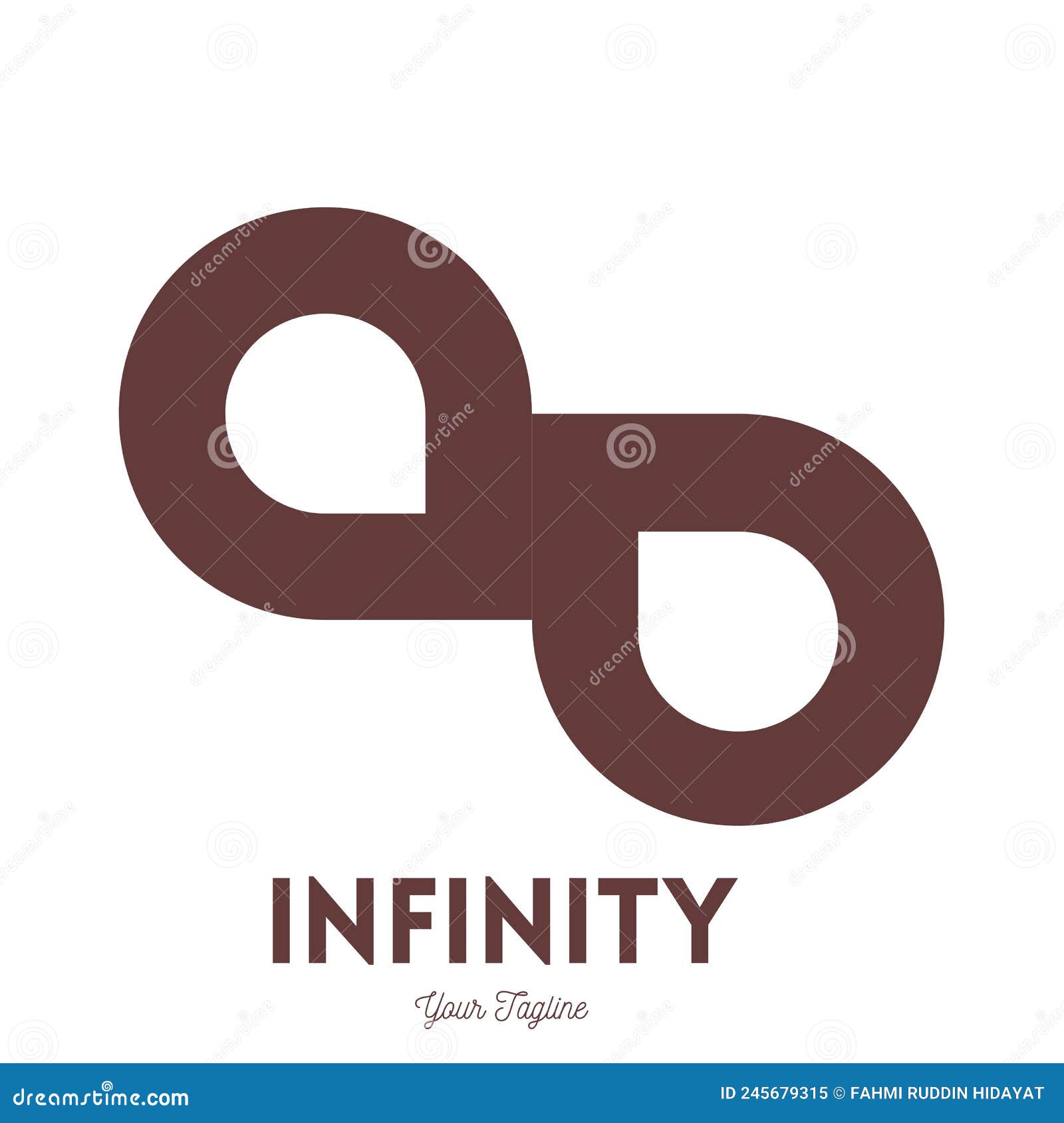 Infinity Logo is Suitable As a Business Label Stock Vector ...