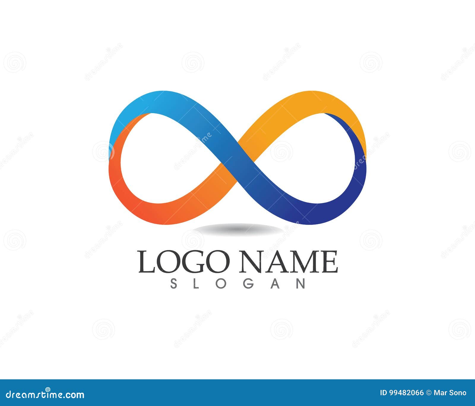 Infinity Logo. Constant Sign. Template For Colorful Business Emblem ...