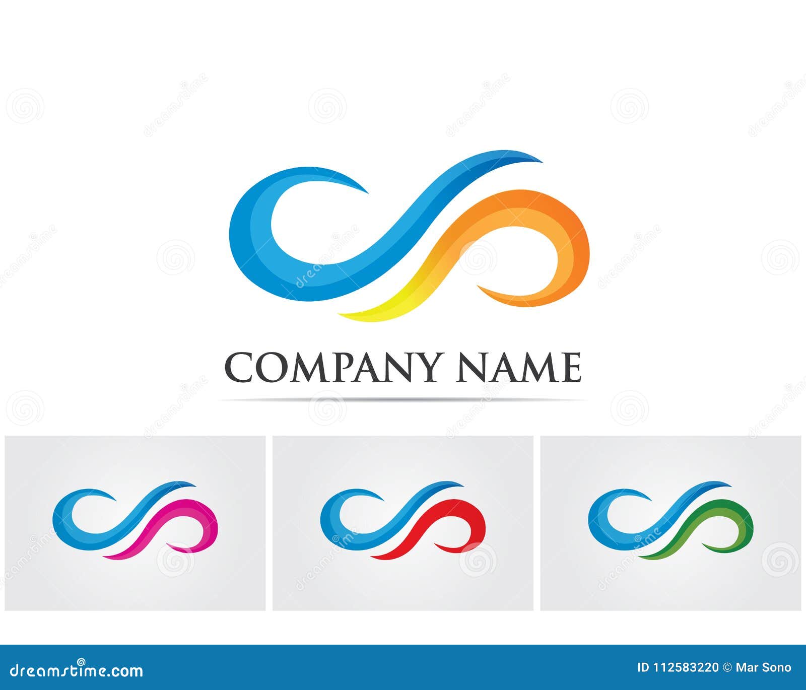 Infinity Logo and Symbol Template Icons App .. Stock Vector ...