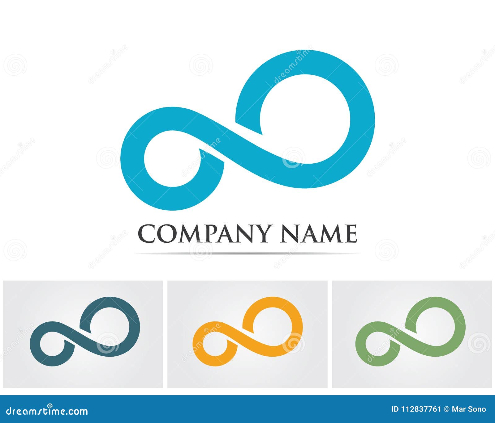 Infinity Logo and Symbol Template Icons App .. Stock Vector ...