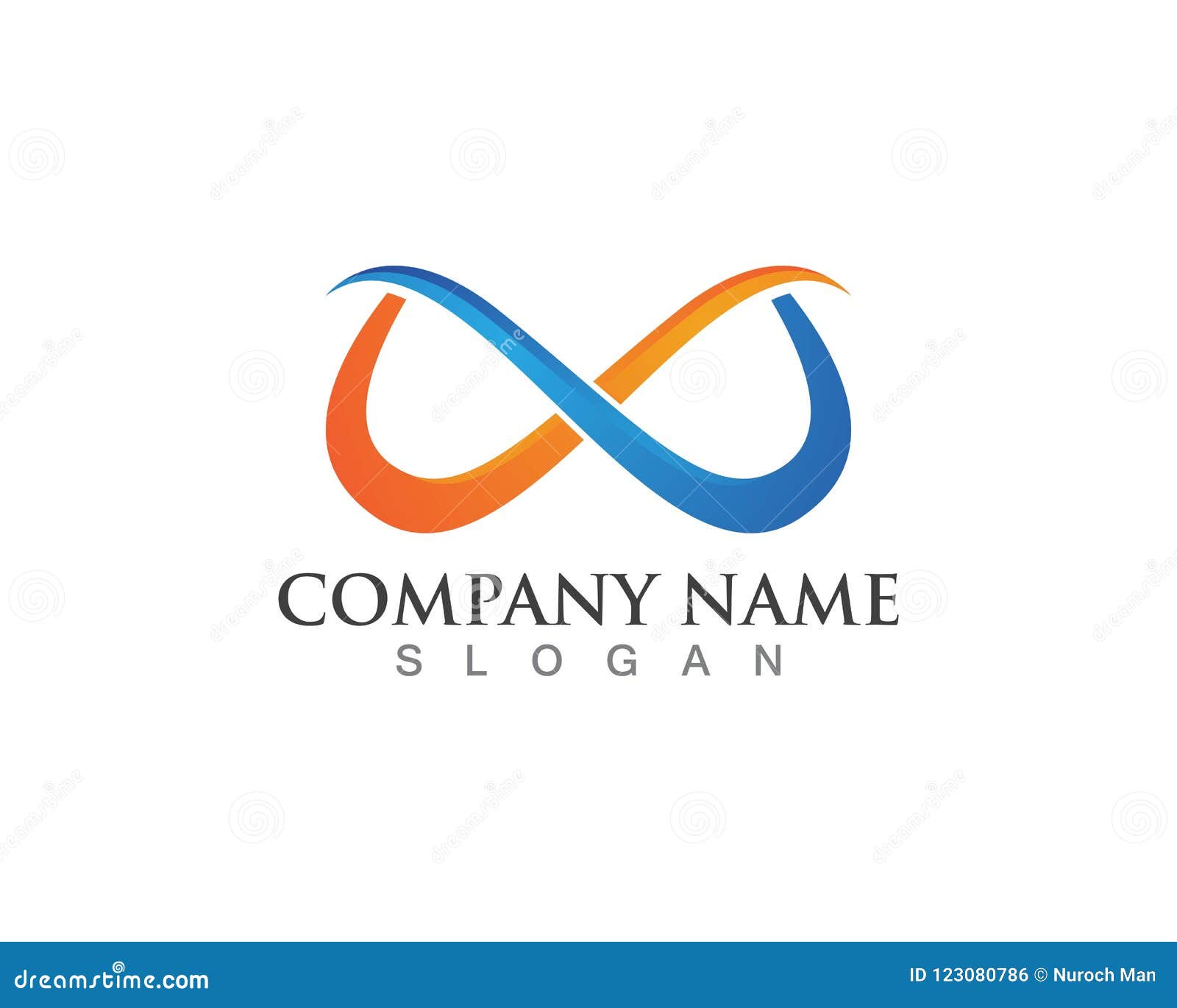 Infinity Logo Template Symbol Design Stock Vector - Illustration of ...