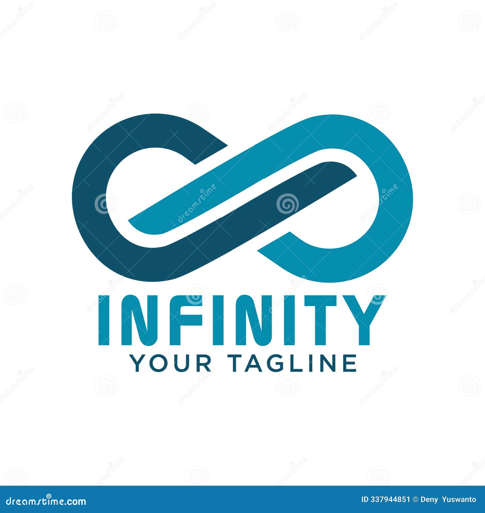 Infinity Logo Vector Design Template Basic RGB Stock Illustration ...