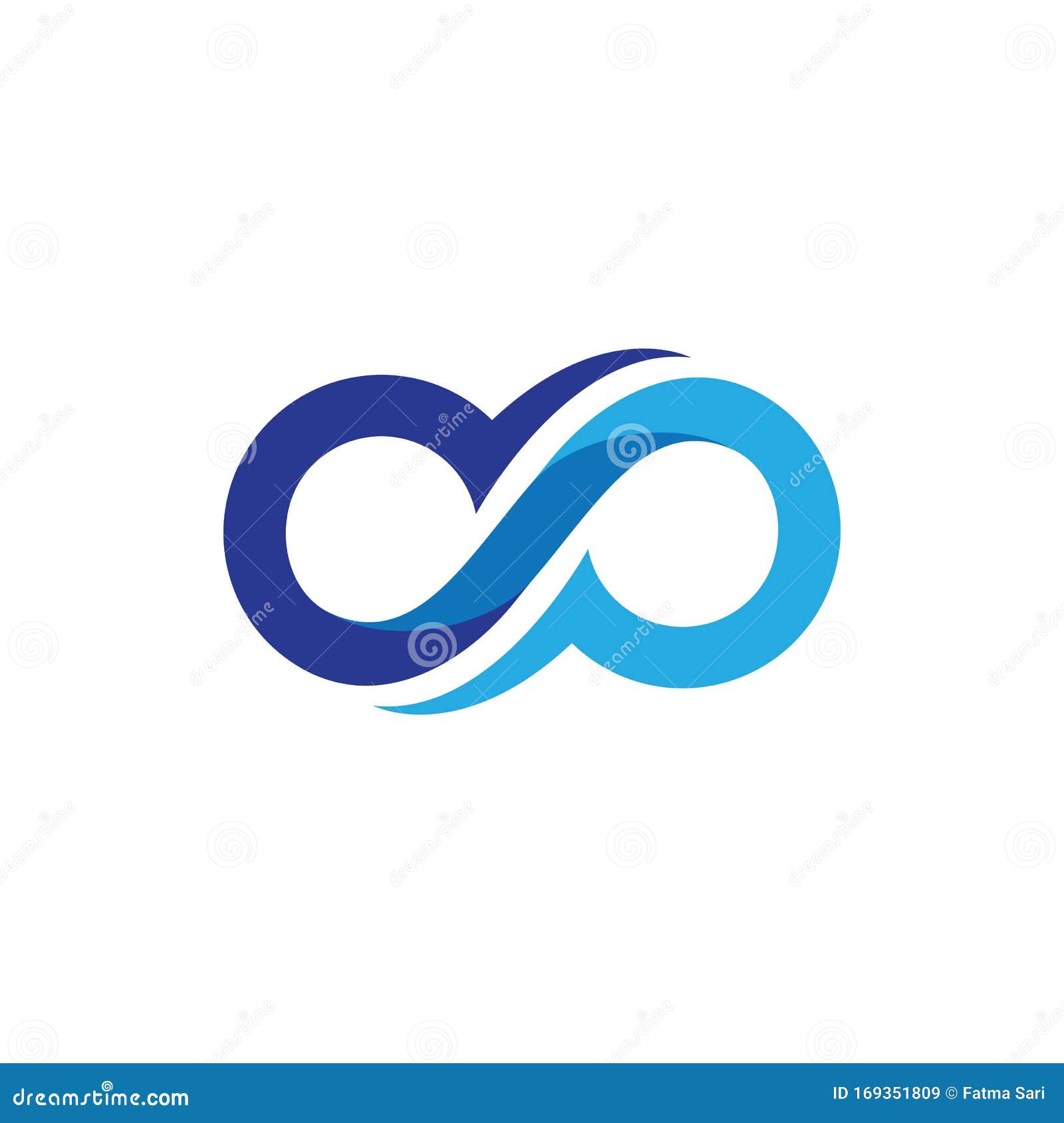 Infinity Logo Vector Icon Illustration Stock Vector - Illustration of ...