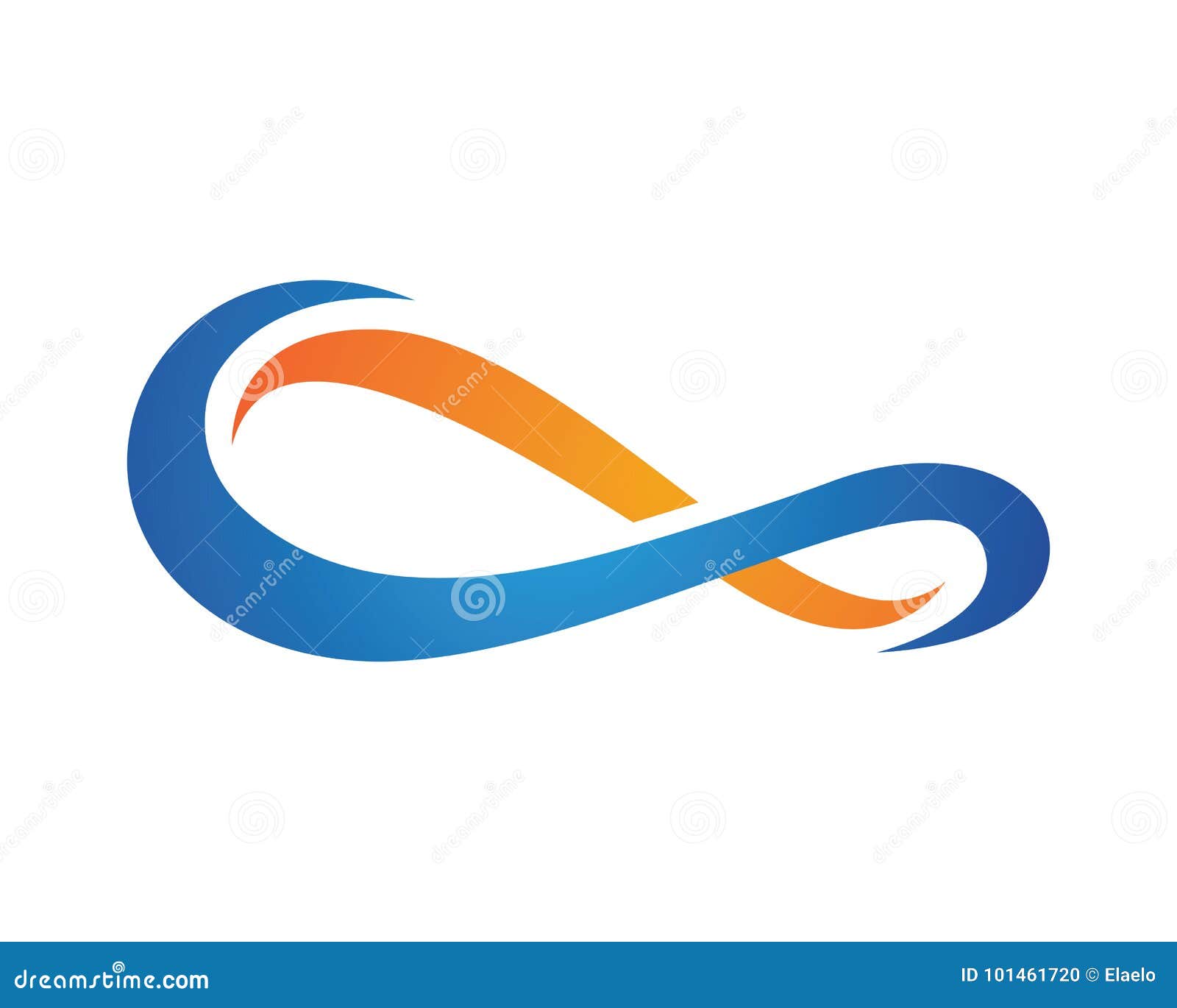 Infinity logo Vector stock vector. Illustration of logotype - 101461720