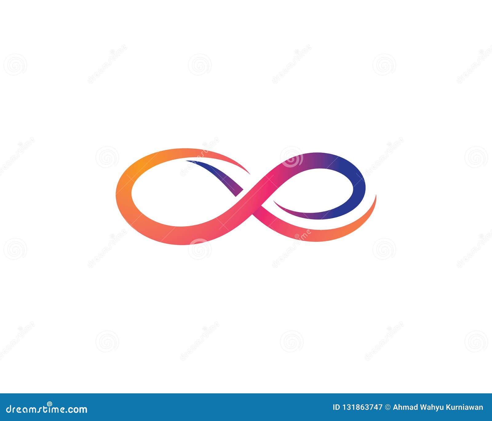 Infinity logo Vector stock vector. Illustration of infinite - 131863747