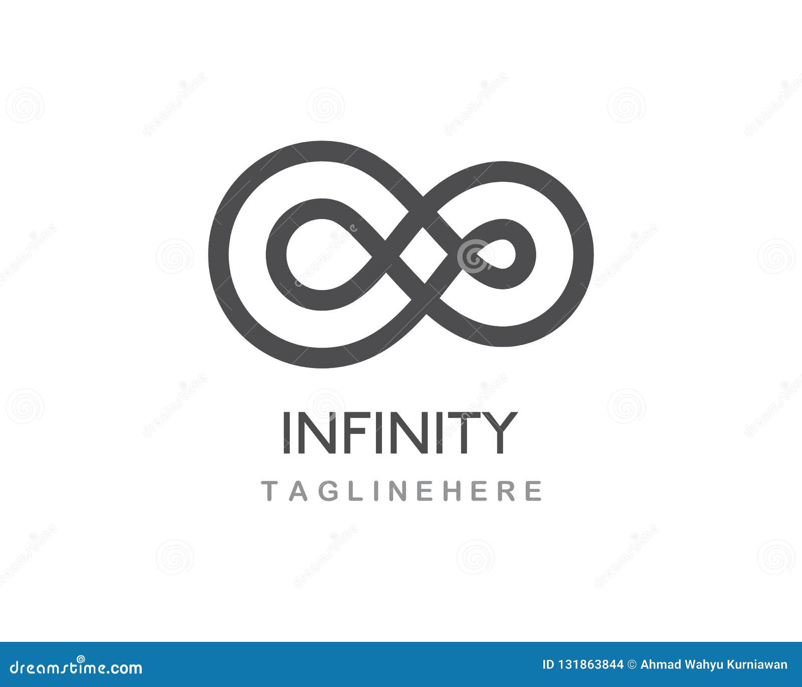 Infinity logo Vector stock vector. Illustration of template - 131863844