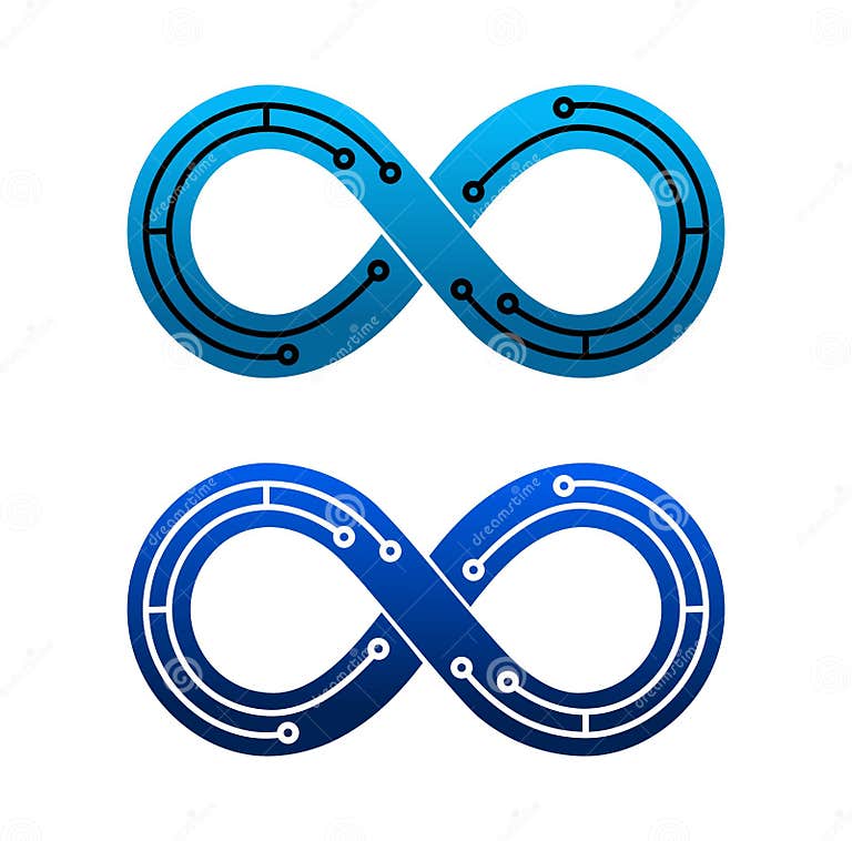 Infinity Loop Design Illustration Stock Vector - Illustration of ...