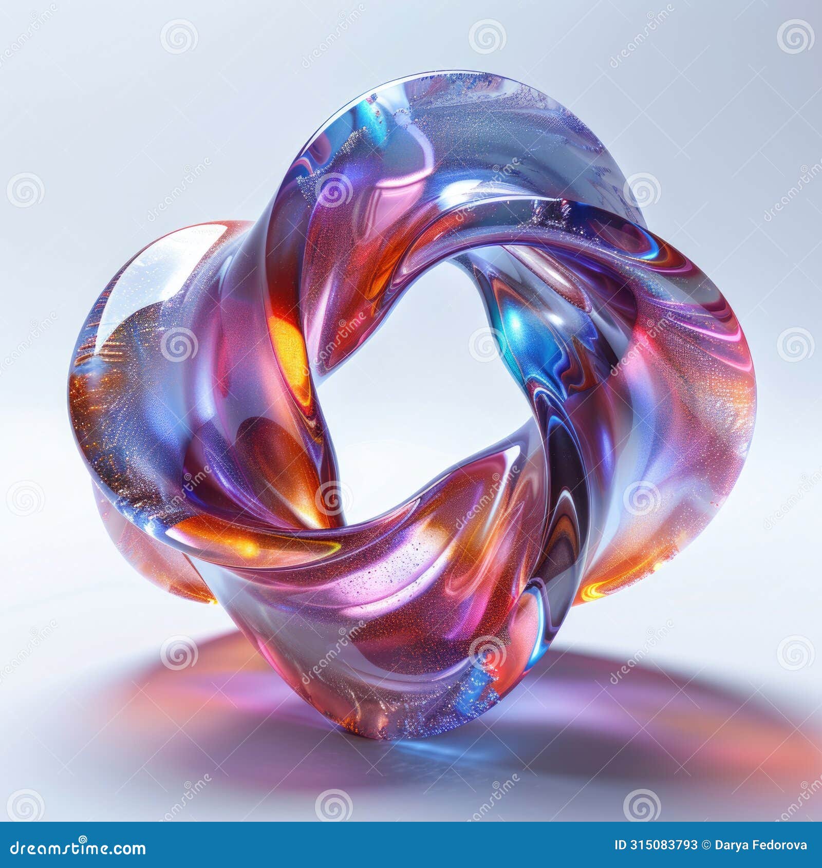 An Infinity Loop with a Holographic Surface that Bends Light into a ...