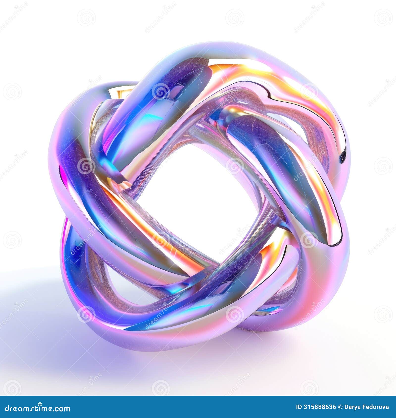 An Infinity Loop with a Holographic Surface that Bends Light into a ...
