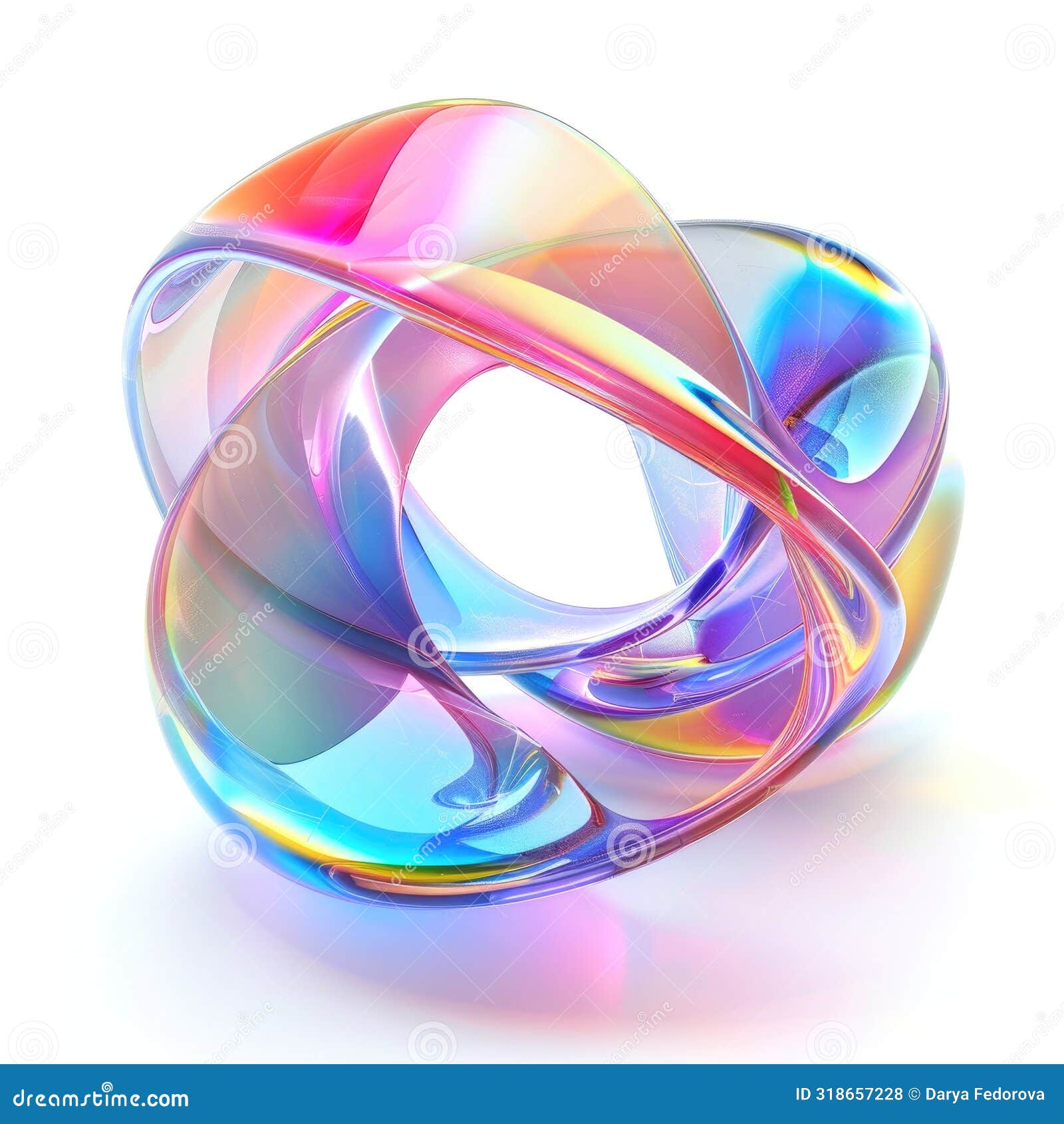 An Infinity Loop with a Holographic Surface that Bends Light into a ...