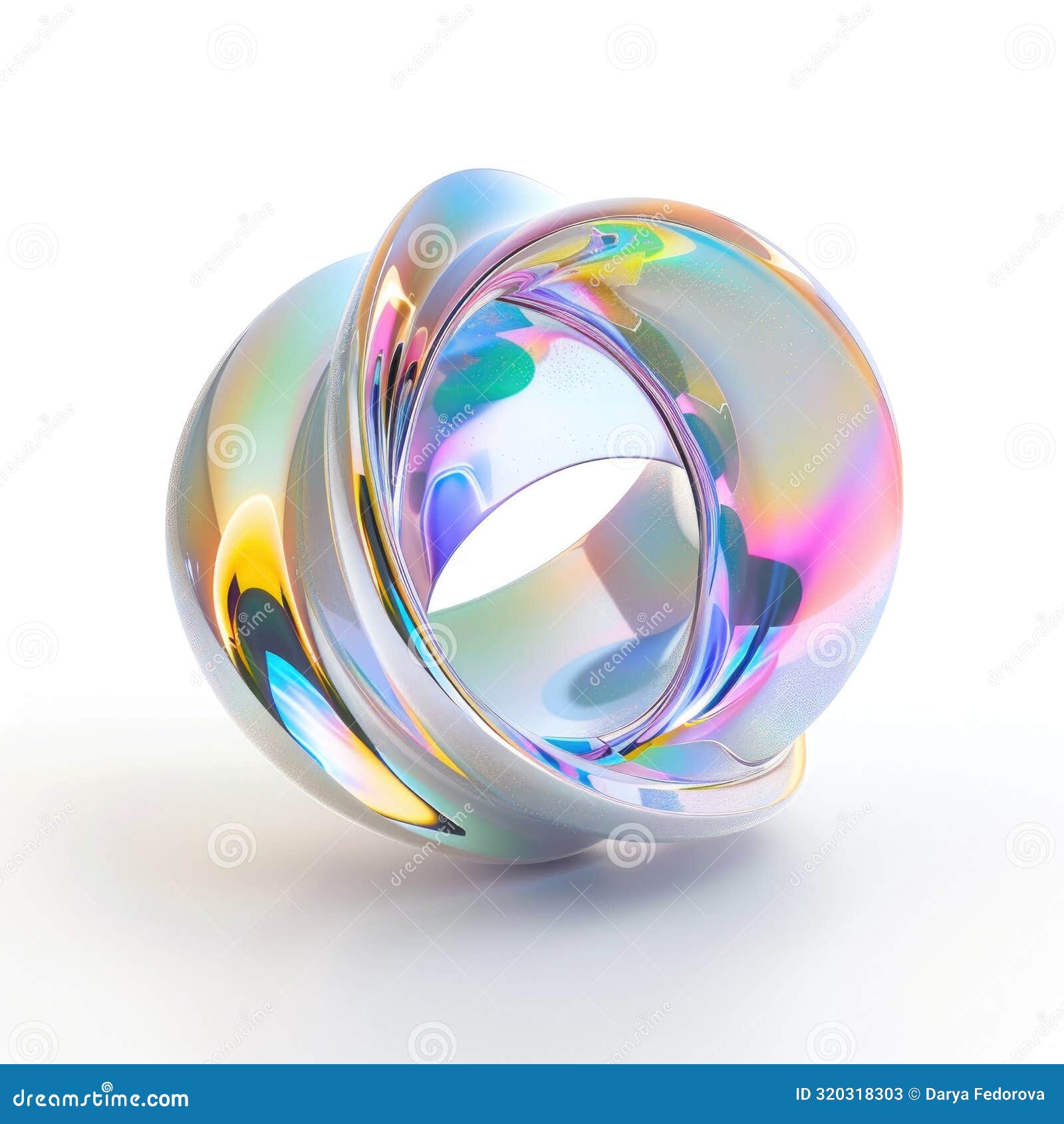 An Infinity Loop with a Holographic Surface that Bends Light into a ...