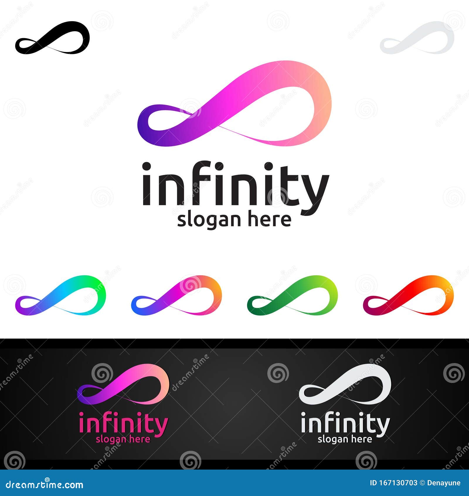 Infinity loop logo Design stock vector. Illustration of entertainment ...