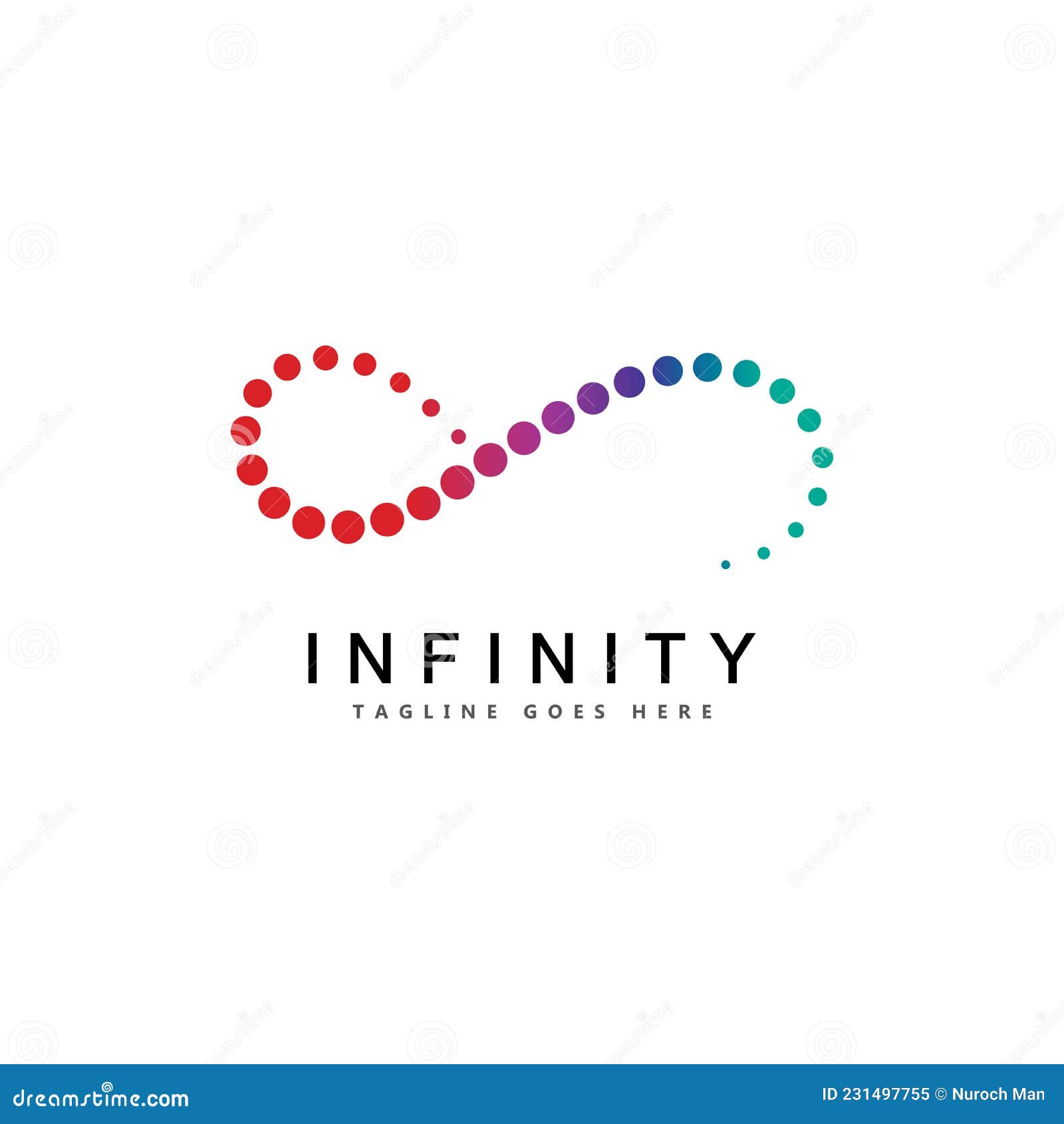Infinity Loop Symbol Logo Icon Design Template. Vector Color Emblem ...