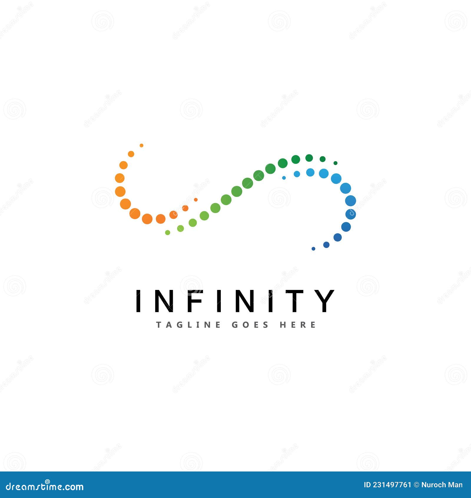 Infinity Loop Symbol Logo Icon Design Template. Vector Color Emblem ...