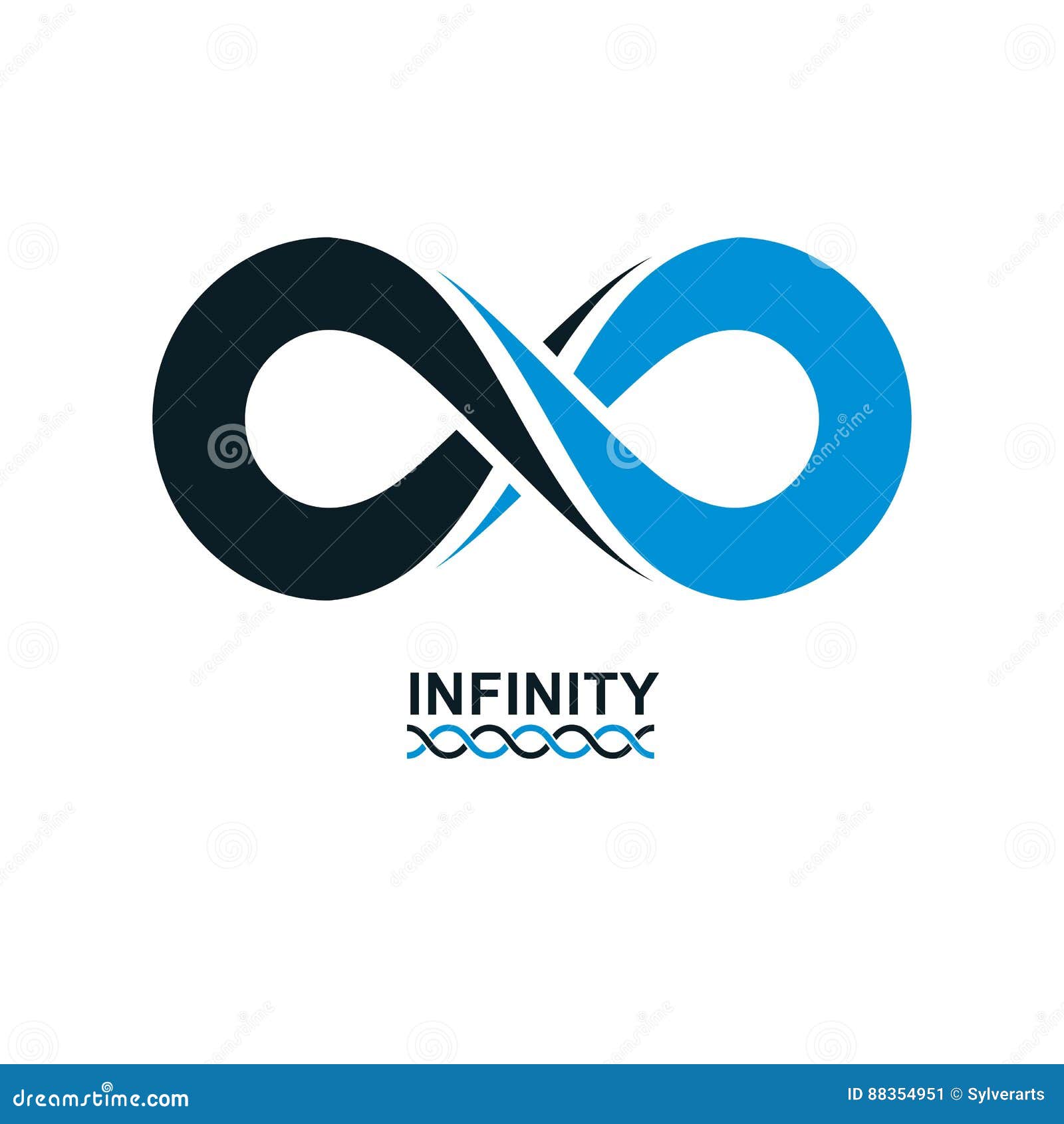 Infinity Loop Vector Symbol, Conceptual Logo Special Design. Stock ...