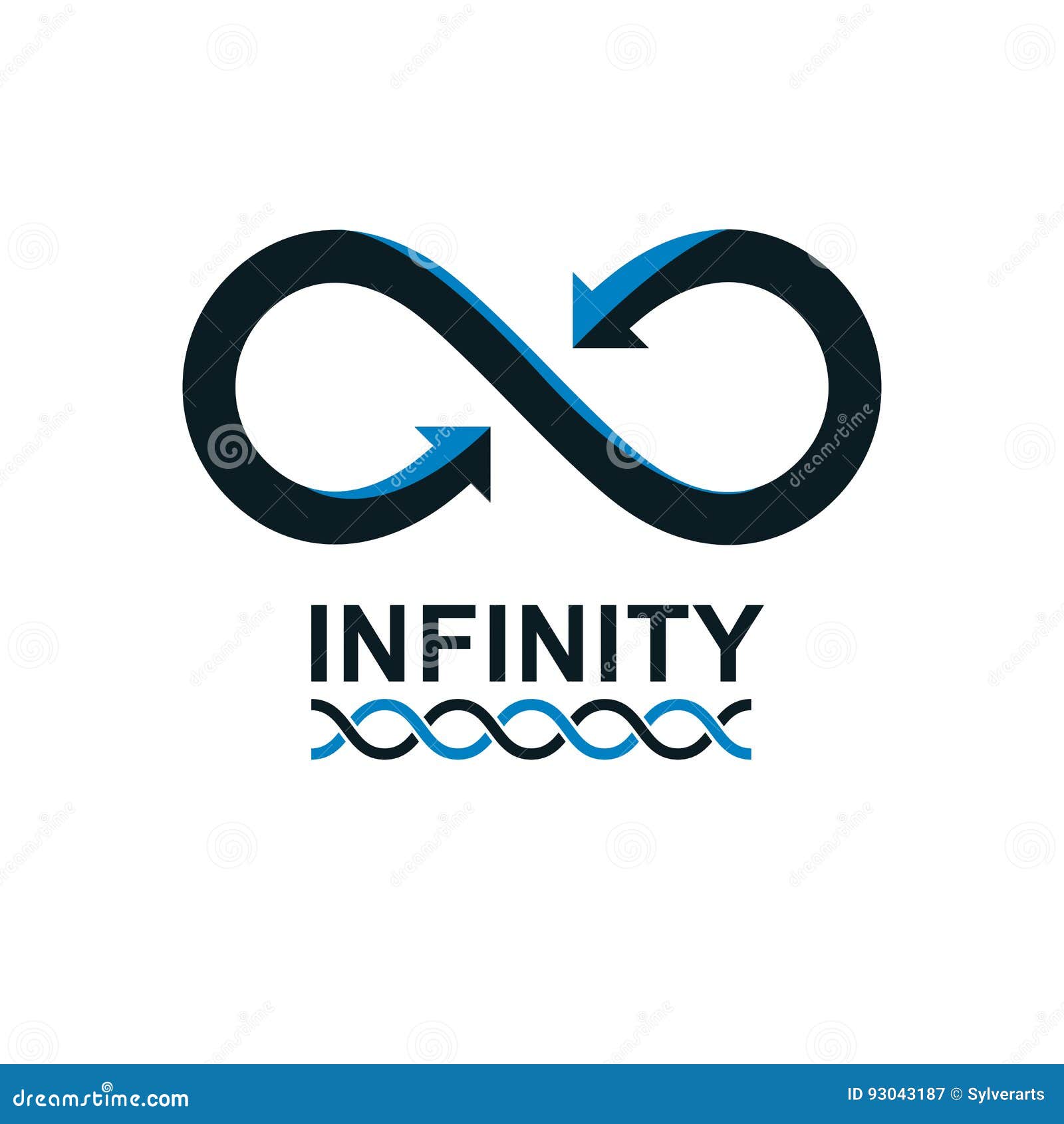 Infinity Loop Vector Symbol, Conceptual Logo Special Design. Stock ...