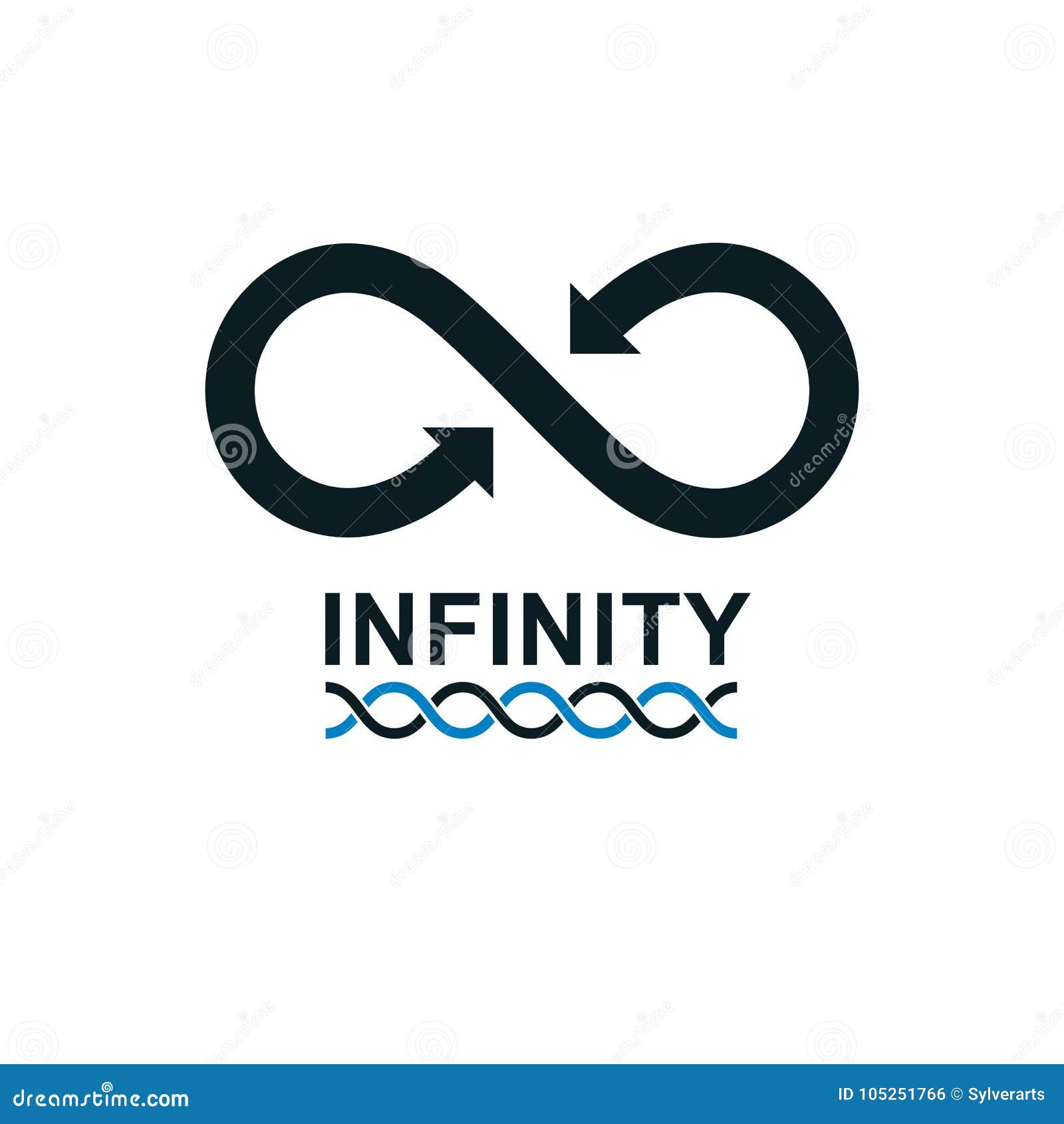 Infinity Loop Vector Symbol, Conceptual Logo Special Design. Stock ...