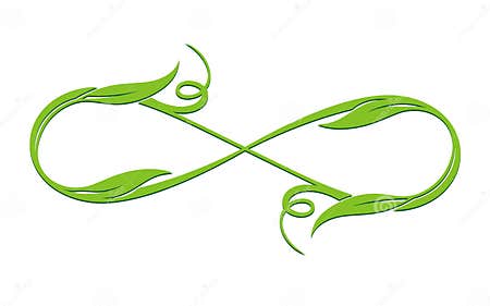 Decorative Infinity Loop Vector Symbol. Vector Illustration. Stock ...