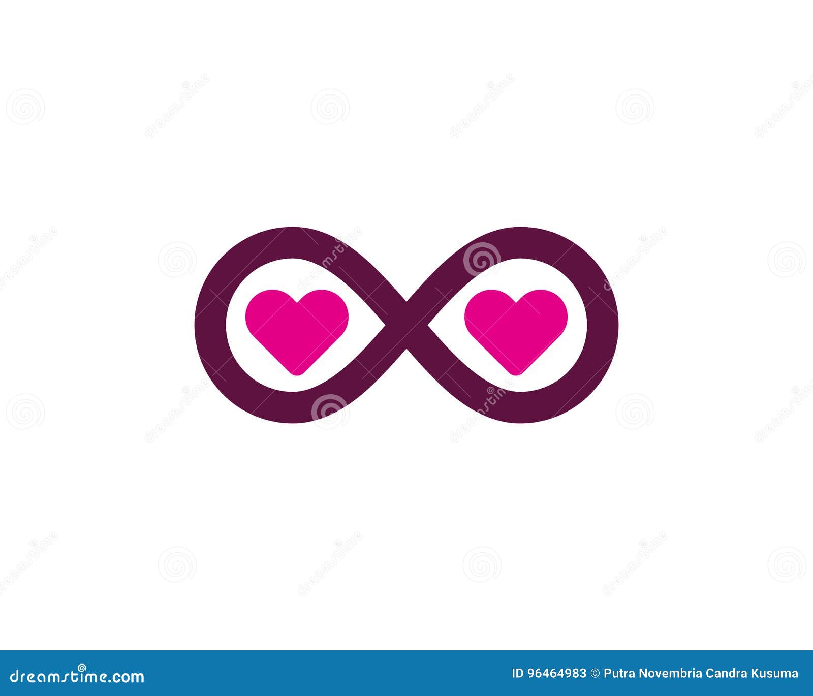 Infinity Love Icon Logo Design Element Stock Vector - Illustration of ...